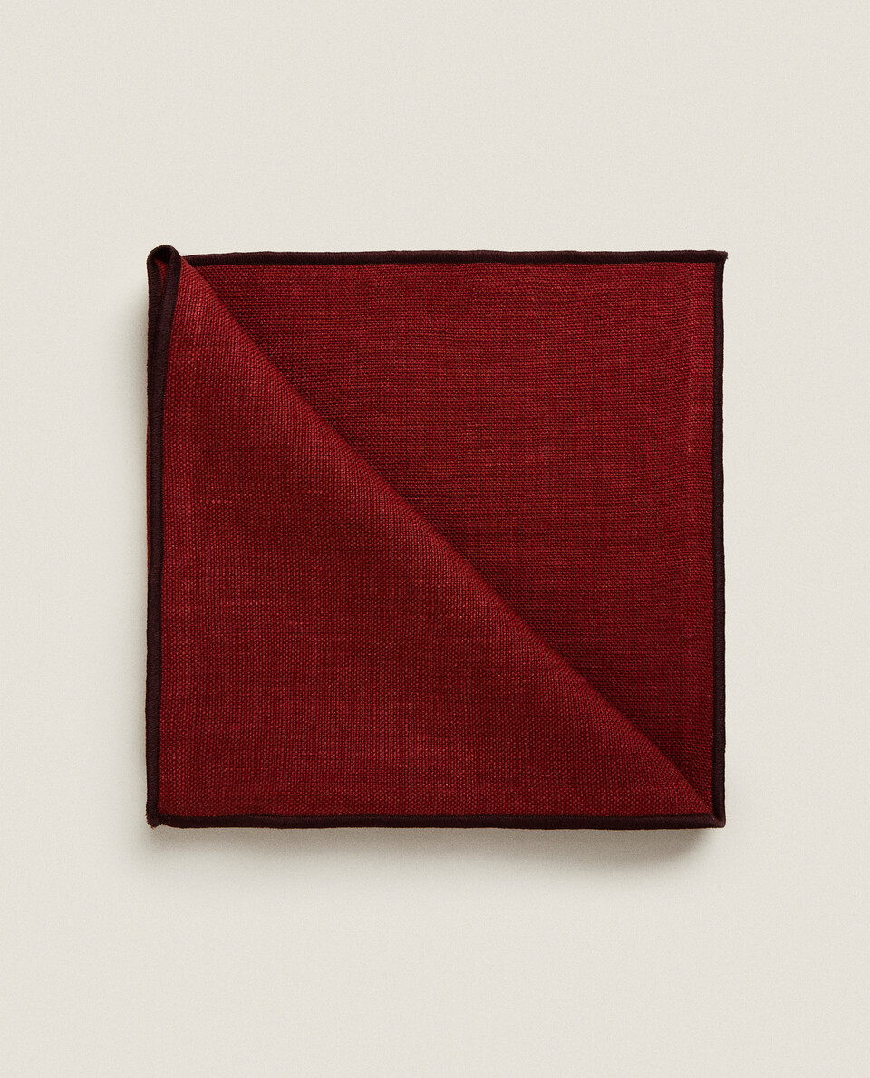 LOT SERVIETTES DE TABLE LIN BORDURE LOT DE 4 Zara Home France LOT SERVIETTES DE TABLE LIN BORDURE LOT DE 4 Zara Home France