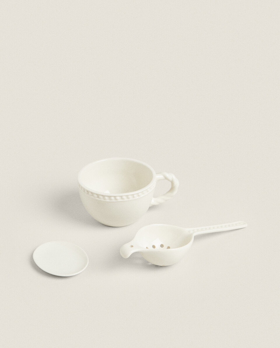 STONEWARE TEA SET (SET OF 3) | Zara Home UAE - ABU DHABI/AL AIN/RAS AL ...