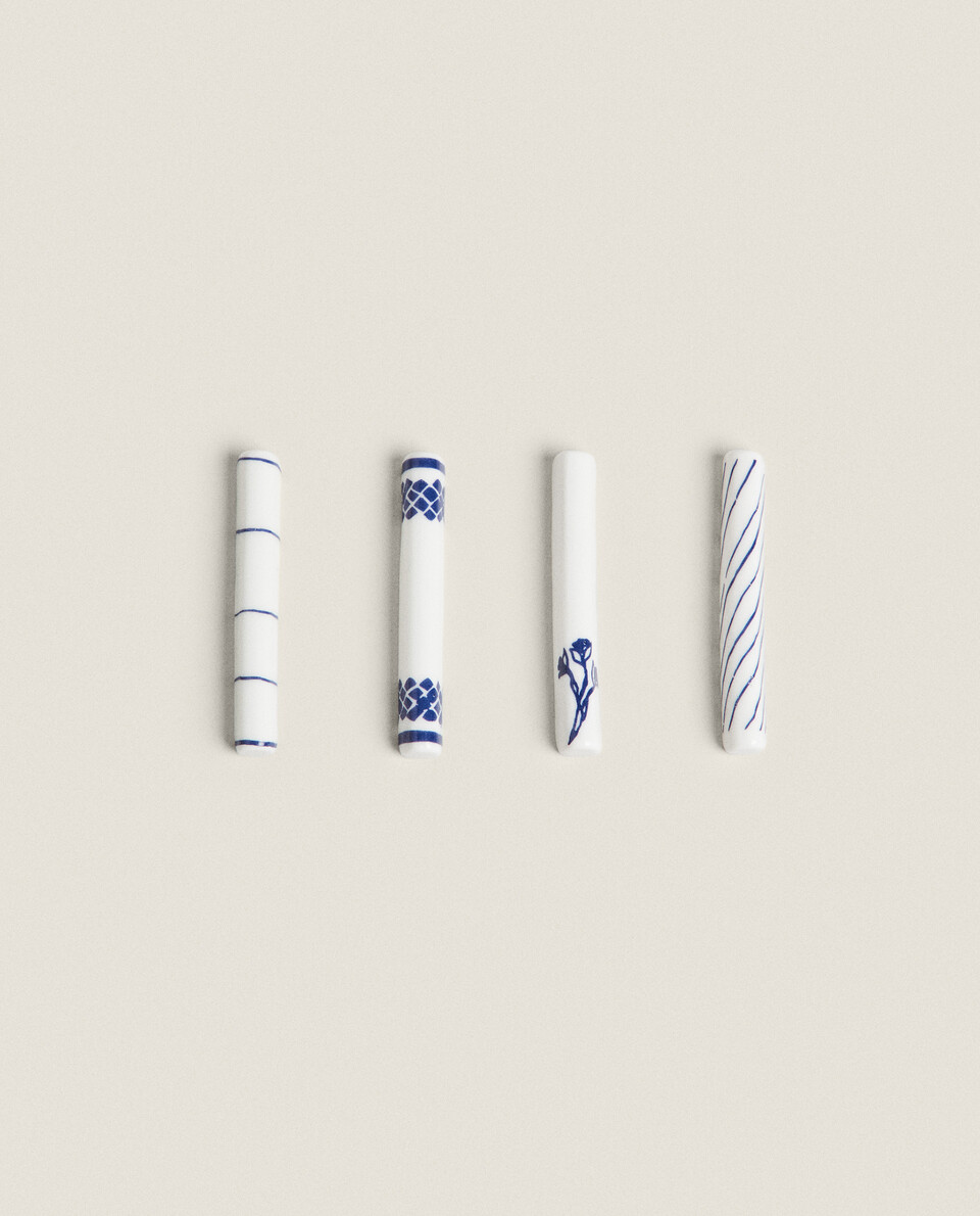 SET OF EARTHENWARE CHOPSTICK HOLDERS Zara Home United Kingdom set-of-earthenware-chopstick-holders-zara-home-united-kingdom