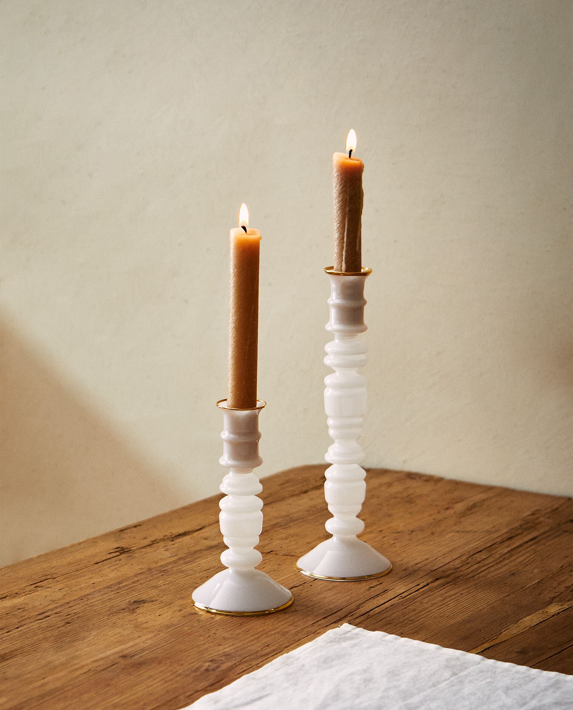 Borosilicate Glass Candelabra Zara Home Uae Abu Dhabial Ainras Al