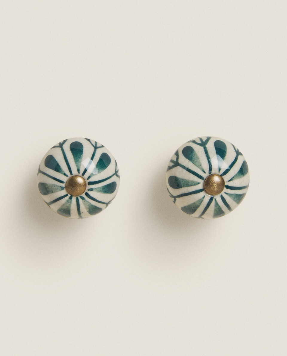 Flower Door Knob Pack Of 2 Zara Home United States Of America