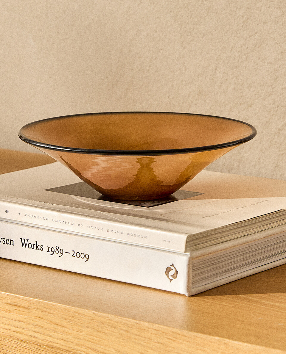 Decorative Glass Tray Zara Home Kosovo