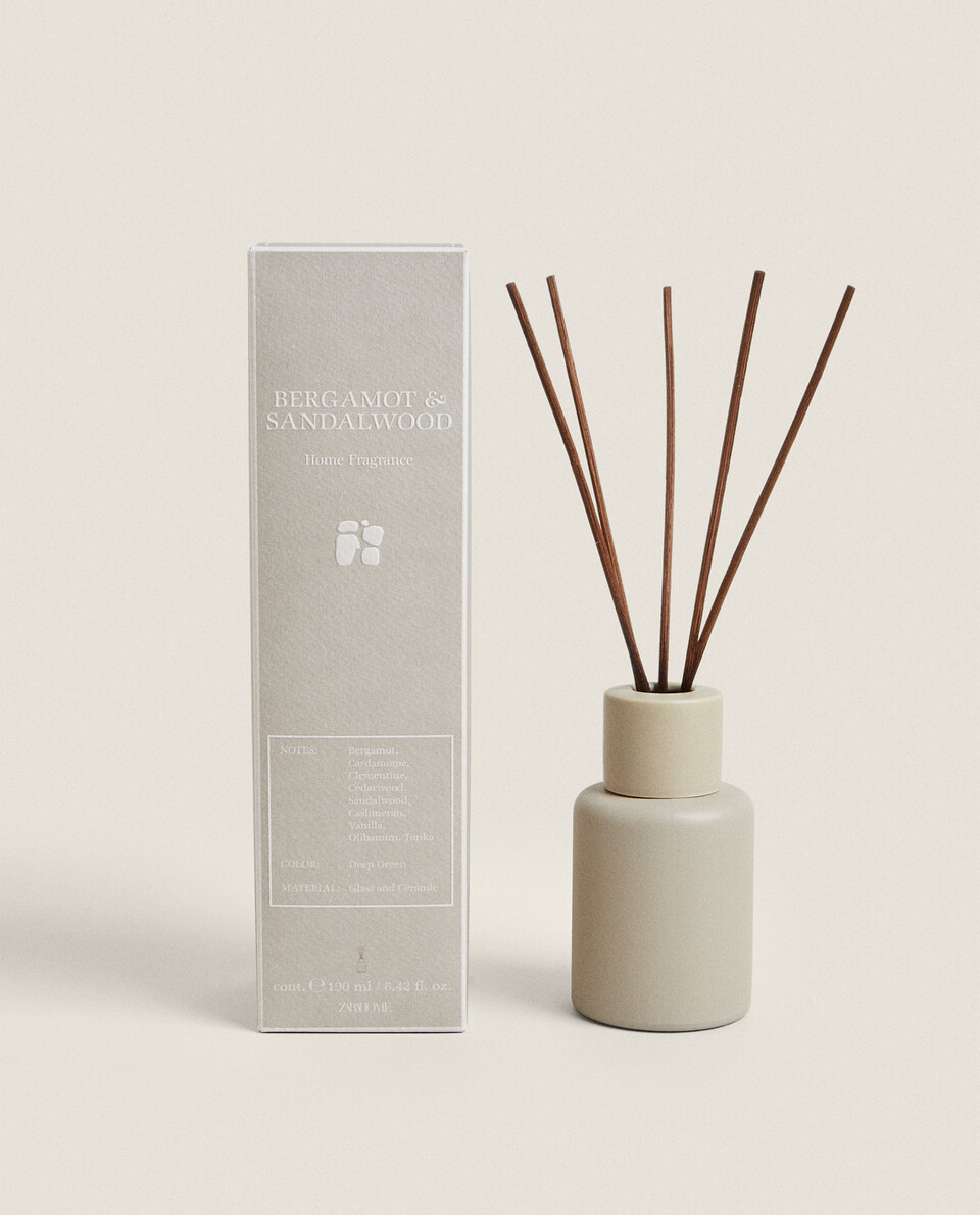 (190 ML) BERGAMOT & SANDALWOOD REED DIFFUSERS | Zara Home United Kingdom
