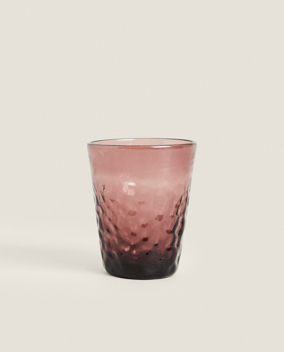Hammered Glass Tumbler Zara Home Uae Dubaisharjahajmanuaqfujairah