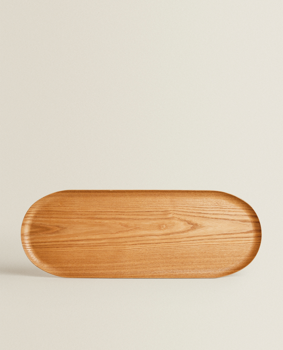 OVAL WOOD TRAY | Zara Home UAE - ABU DHABI/AL AIN/RAS AL-KHAIMAH‎
