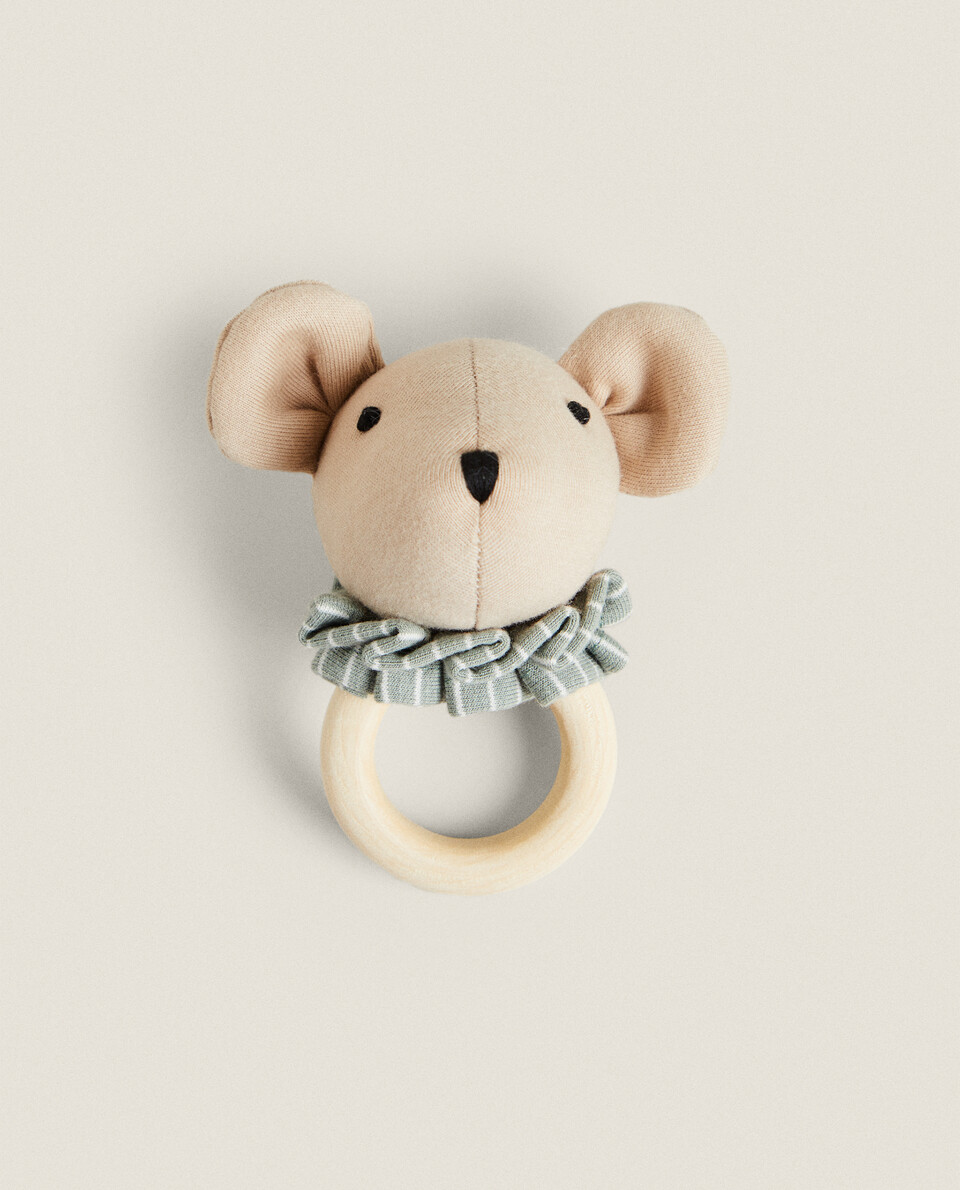 CHILDREN'S MOUSE SOFT TOY RATTLE | Zara Home Deutschland