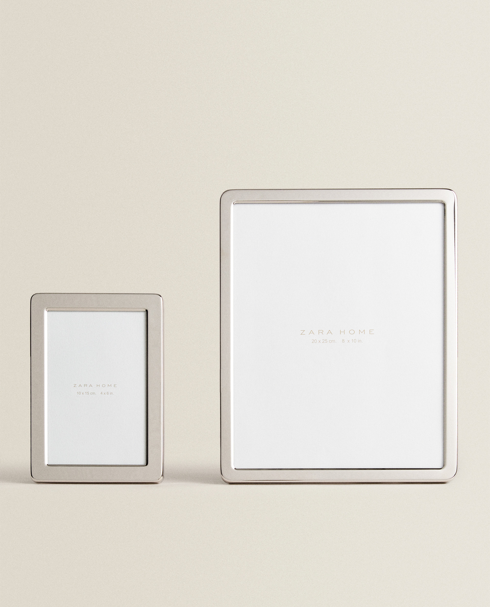 METAL PHOTO FRAME WITH ROUNDED CORNERS | Zara Home United Kingdom