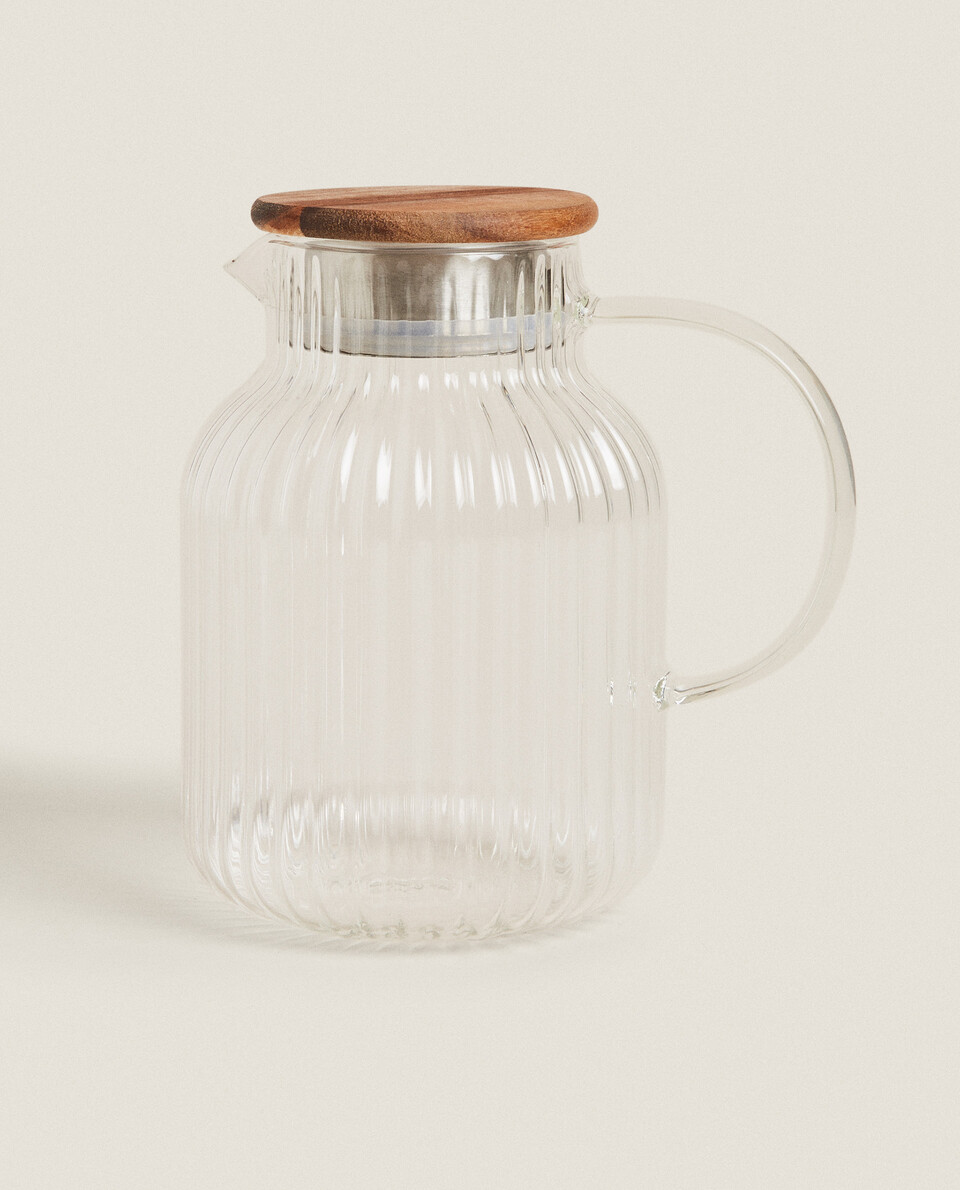 Borosilicate Glass Jug With Filter Zara Home Uae Abu Dhabial Ain