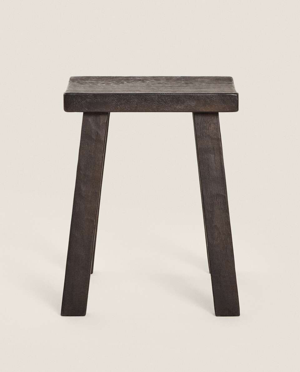 IRREGULAR TEXTURED LOW STOOL | Zara Home United States of America