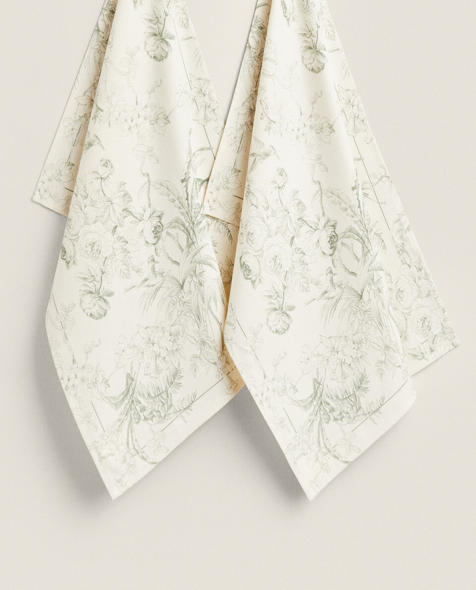 TOILE DE JOUY TEA TOWEL (PACK OF 2) | Zara Home Albania