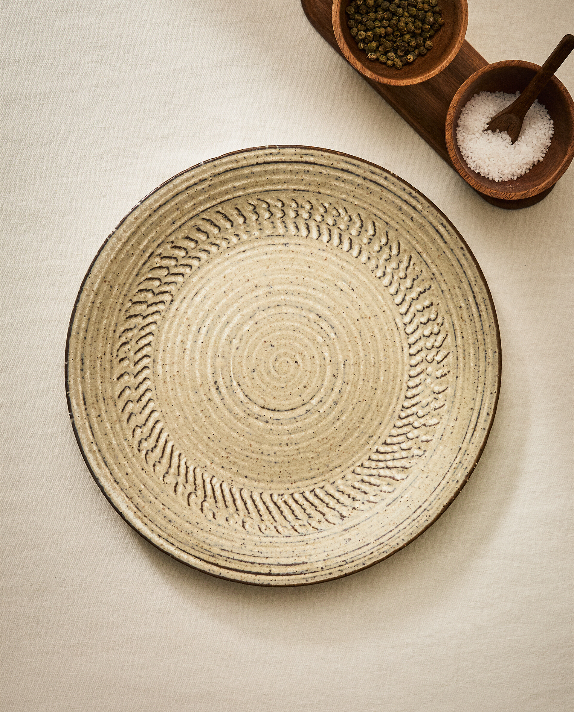 Stoneware Dinner Plate Zara Home Uae Abu Dhabial Ainras Al Khaimah‎