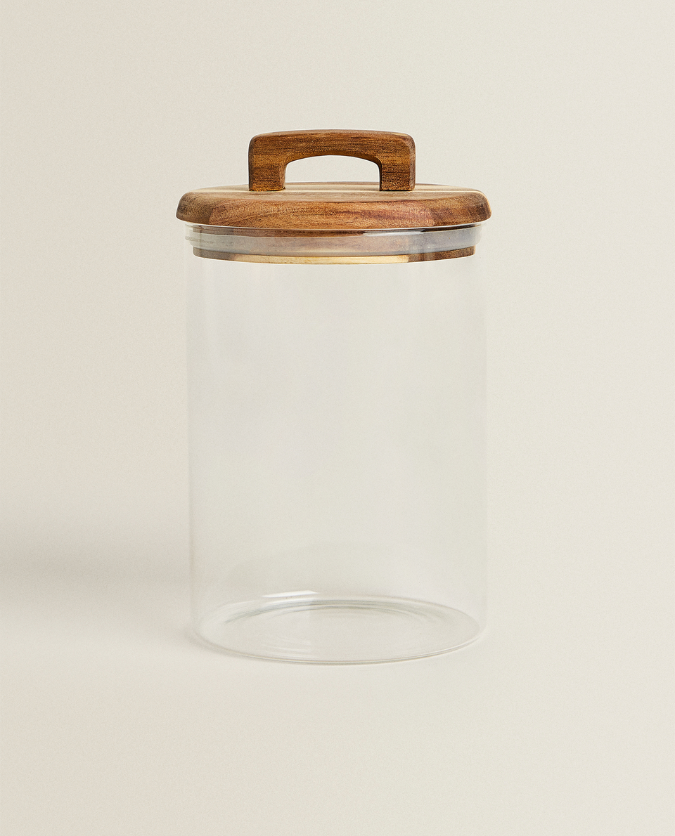 MEDIUM-SIZED WIDE STORAGE JAR | Zara Home United States of America MEDIUM-SIZED WIDE STORAGE JAR | Zara Home United States of America