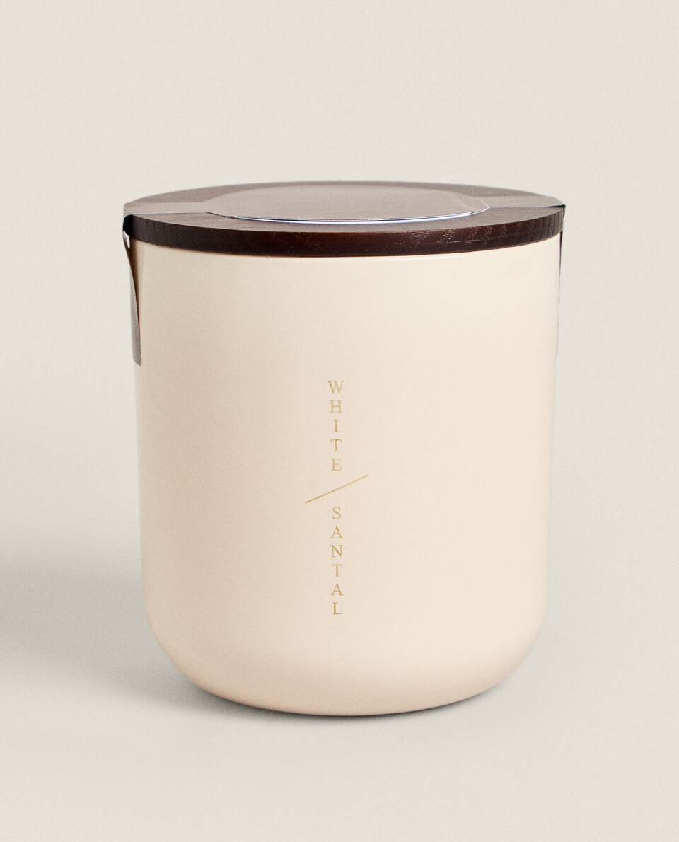 (500 G) WHITE SANTAL SCENTED CANDLE | Zara Home Switzerland