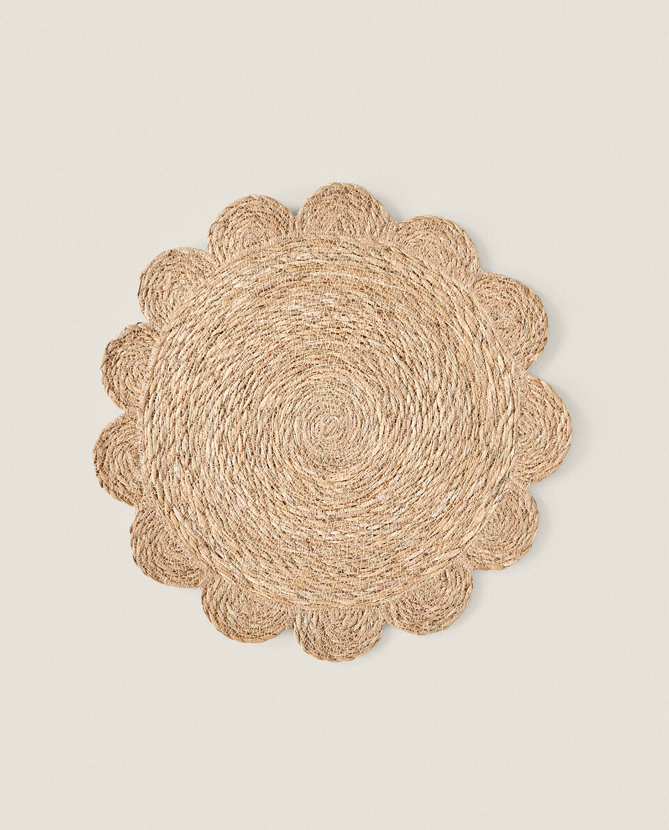 FLOWER RATTAN PLACEMAT | Zara Home Monaco