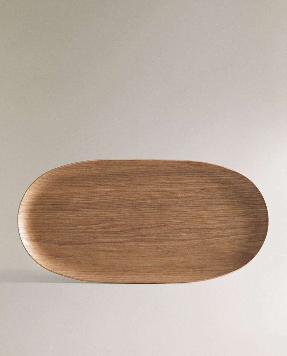 OVAL WOODEN TRAY | Zara Home United Kingdom