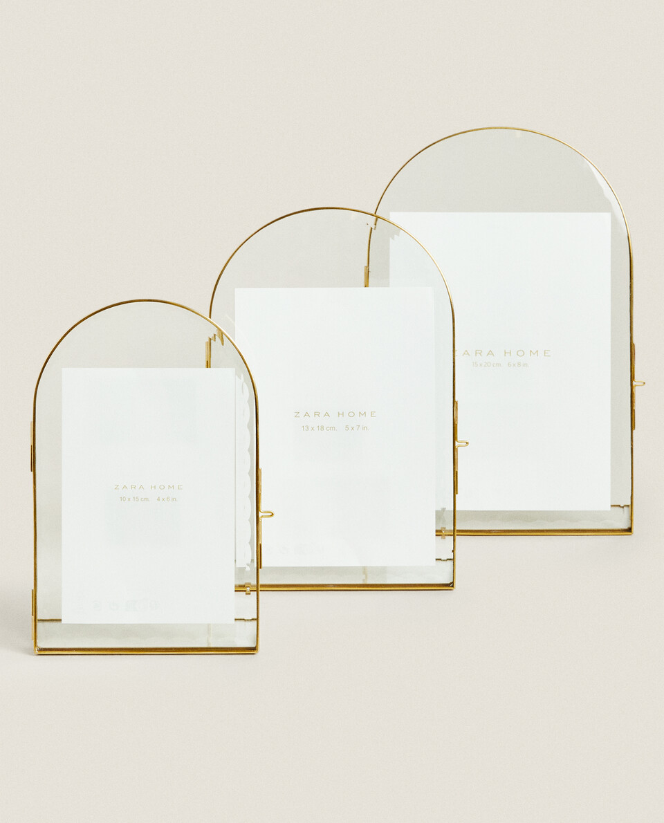GOLDEN ARCH PHOTO FRAME | Zara Home United Kingdom