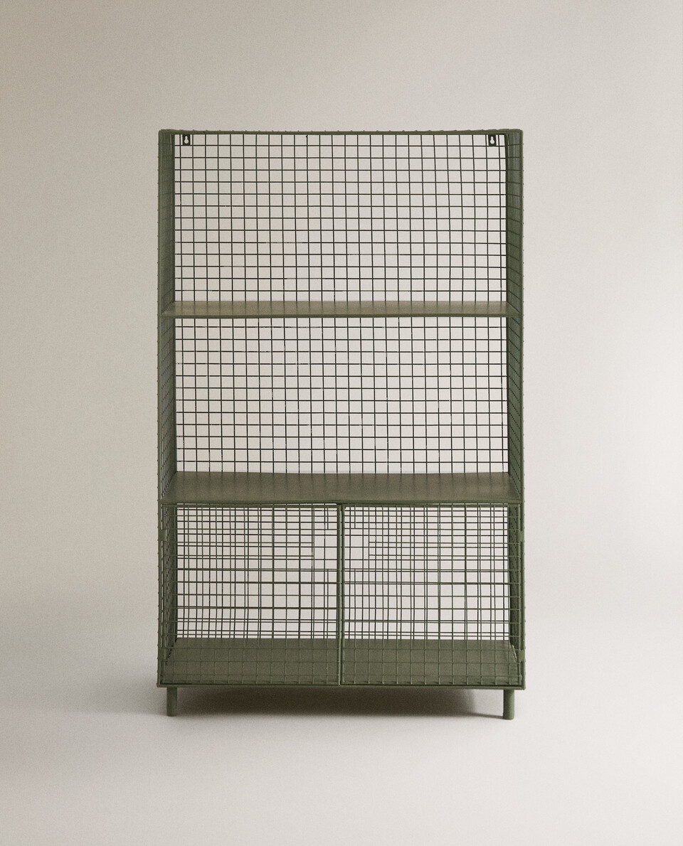 METAL BOOKCASE WITH DOORS - SHELVING UNITS - FURNITURE | Zara Home ...