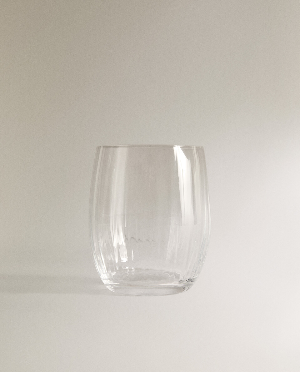 BOHEMIA CRYSTAL GLAS MET STREPEN | Zara Home België / Belgique