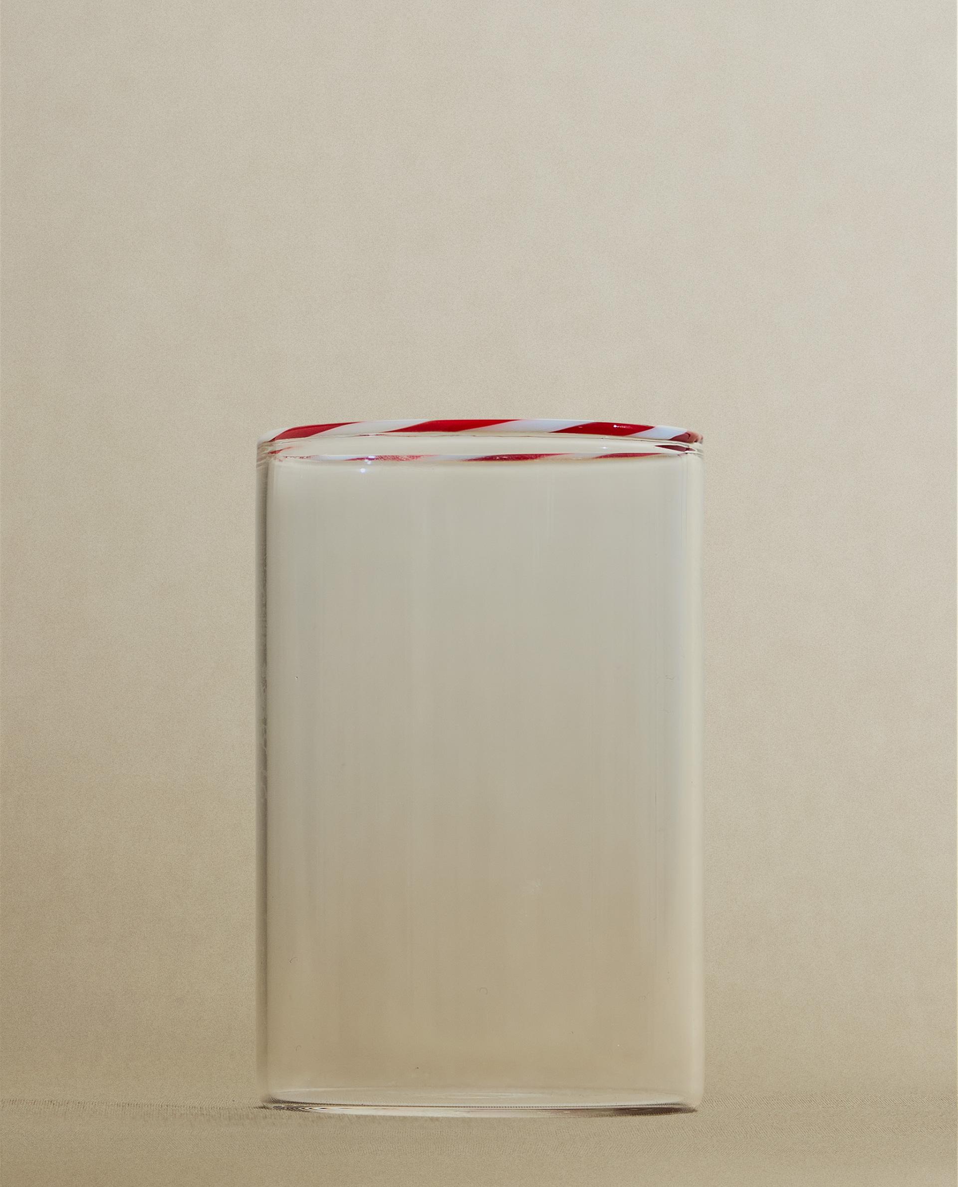 BOROSILICATE CHRISTMAS TUMBLER WITH CANDY CANE | Zara Home Ireland