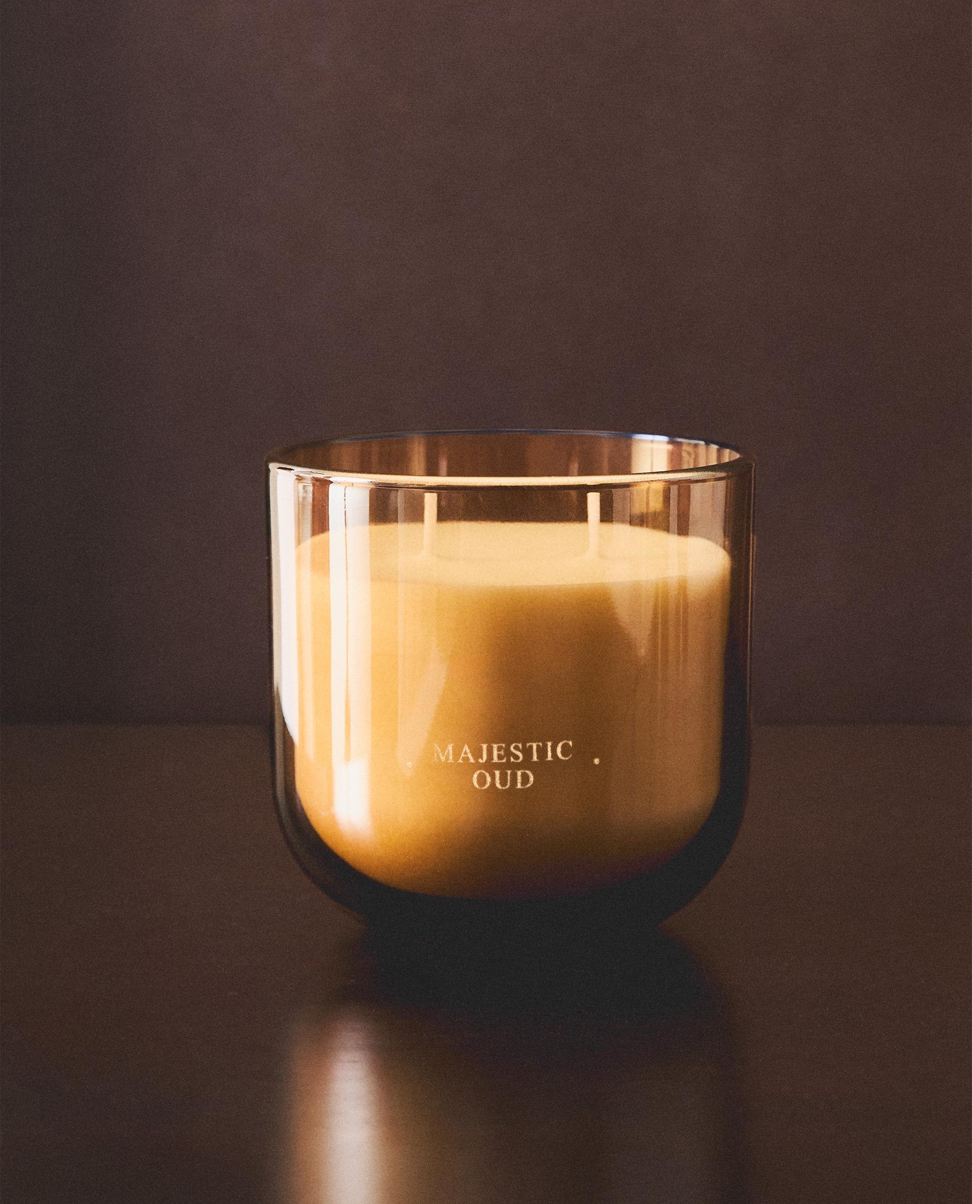 (400 G) MAJESTIC OUD SCENTED CANDLE | Zara Home United Kingdom