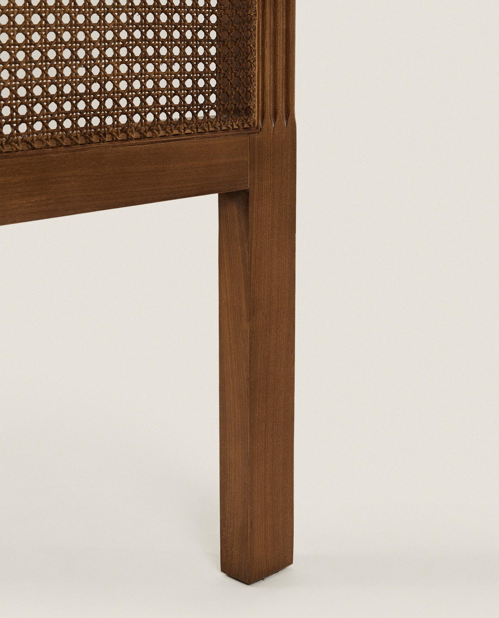 ASH AND RATTAN HEADBOARD
