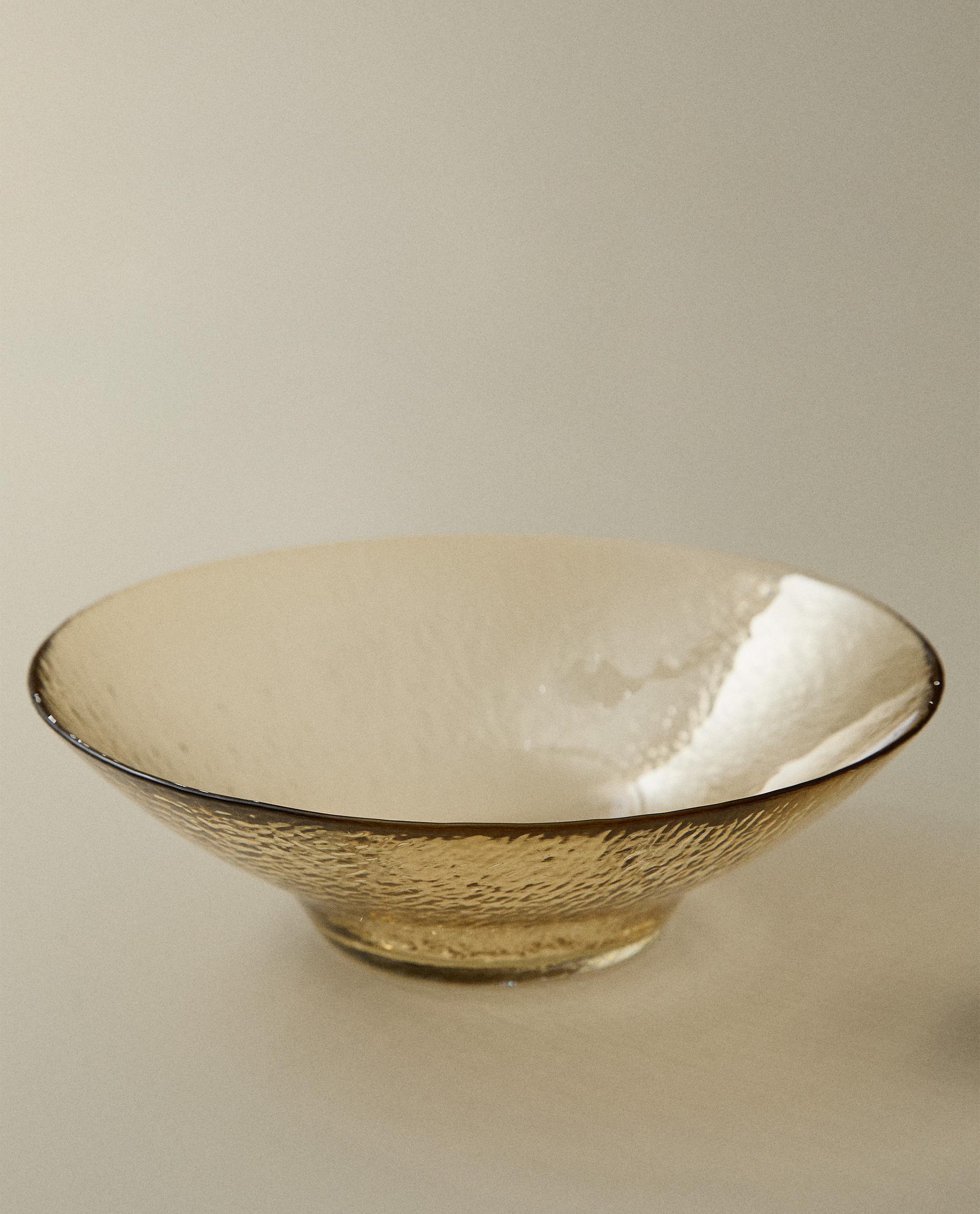 TEXTURED GLASS BOWL | Zara Home SRBIJA / SERBIA