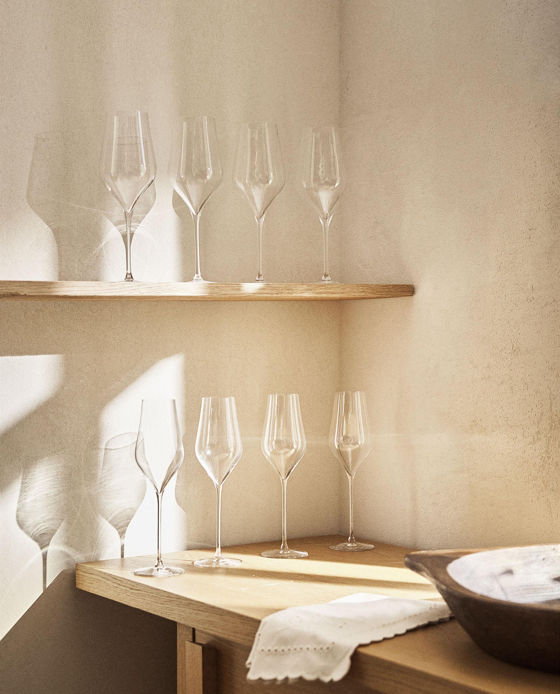SMOOTH CRYSTALLINE GLASSWARE SET | Zara Home United Kingdom