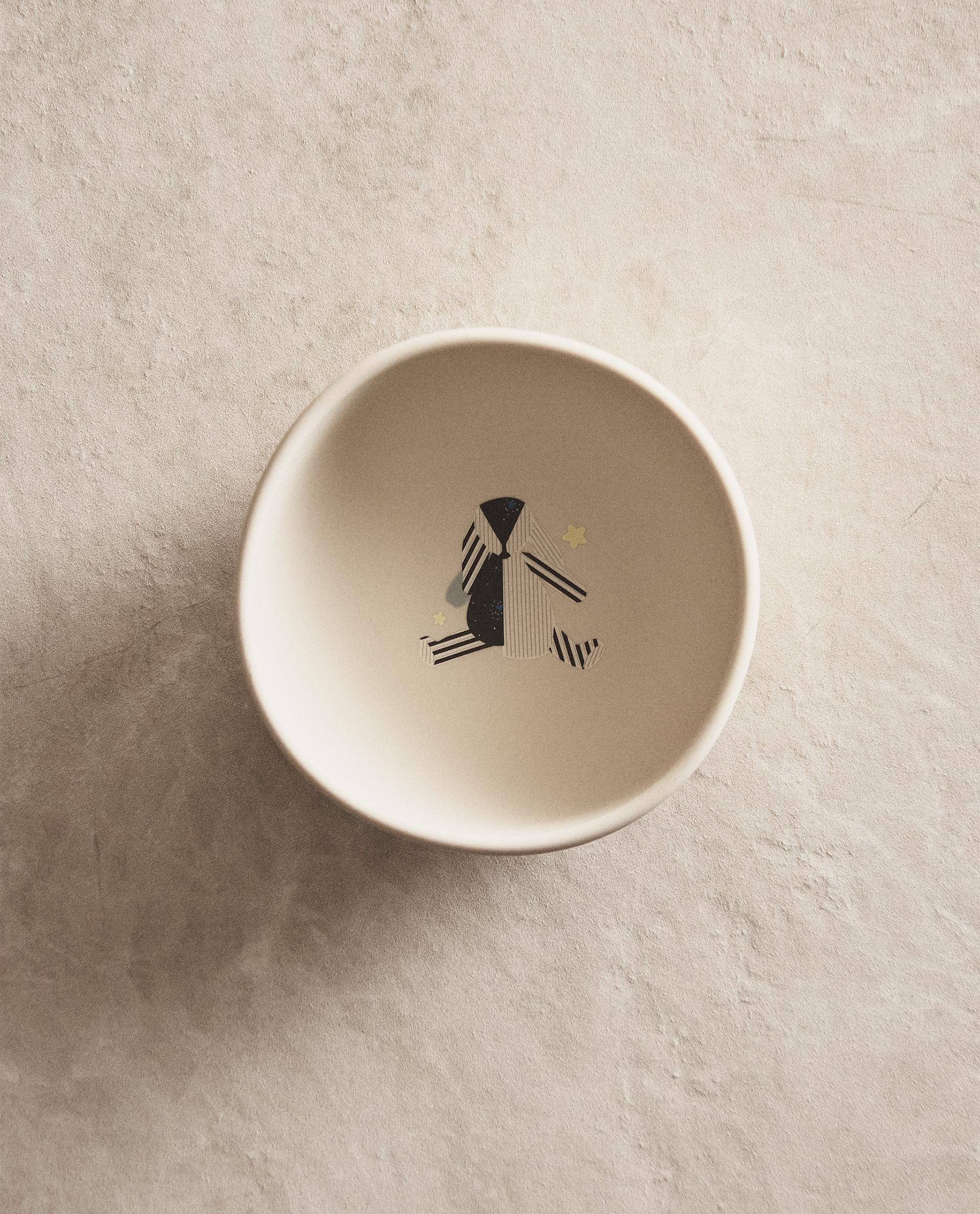 KIDS' RABBIT SILICONE BOWL | Zara Home Jordan