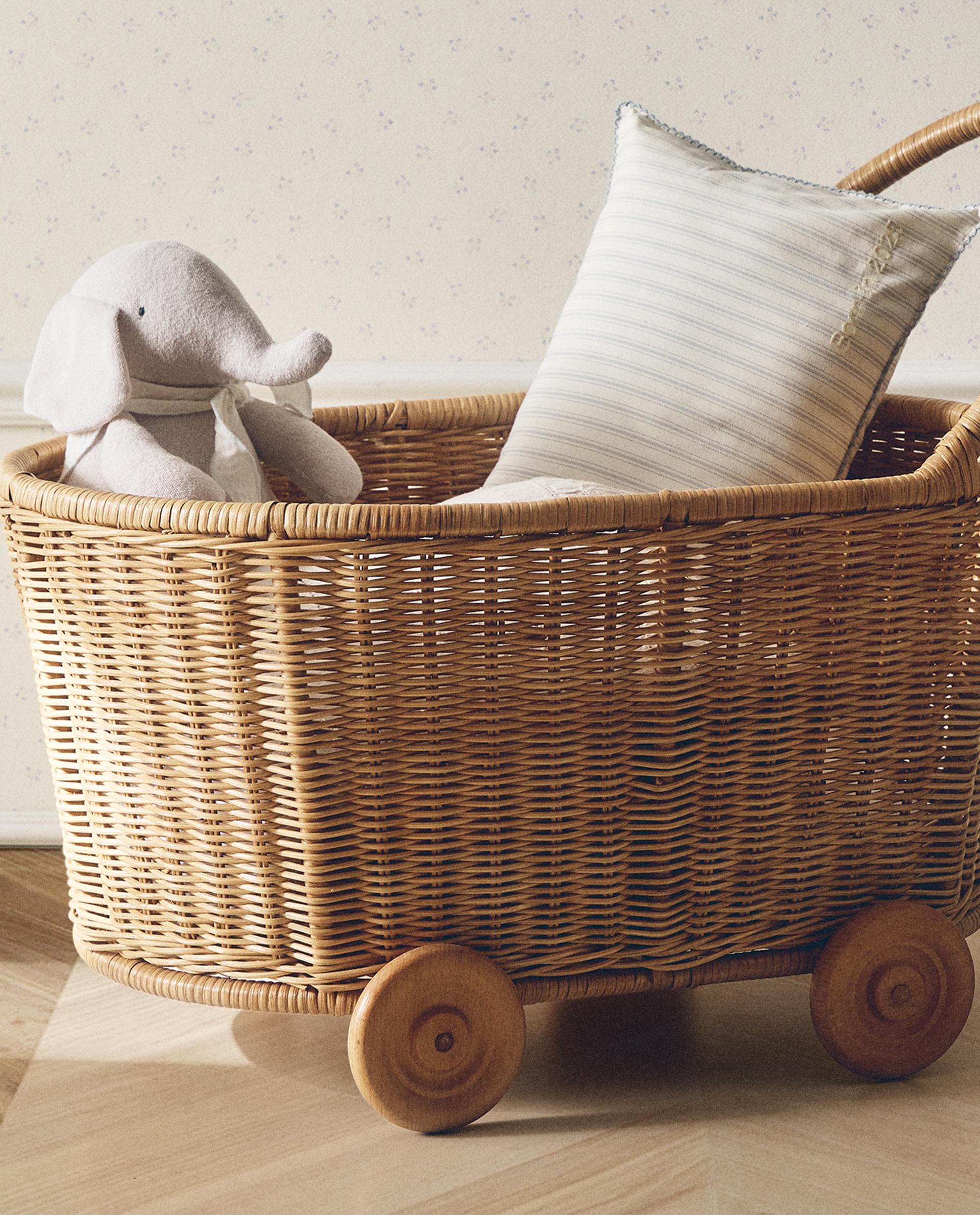 CHILDREN'S RATTAN BASKET | Zara Home Kuwait