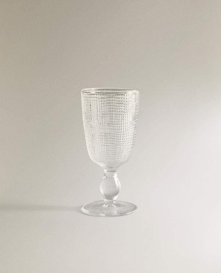 RAISED DESIGN GLASSWARE SET | Zara Home United Kingdom