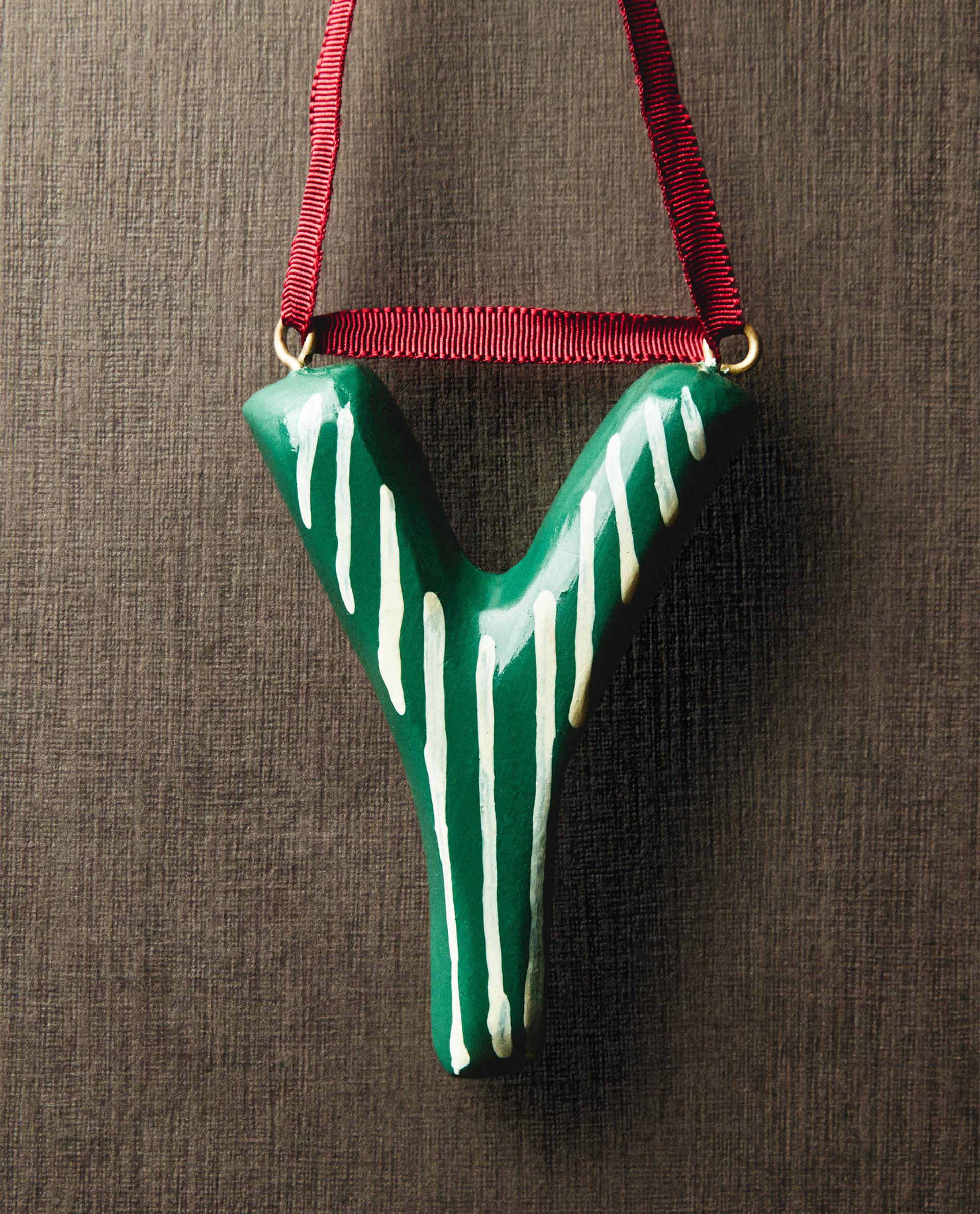 LETTER Y CHRISTMAS TREE DECORATION | Zara Home Ireland