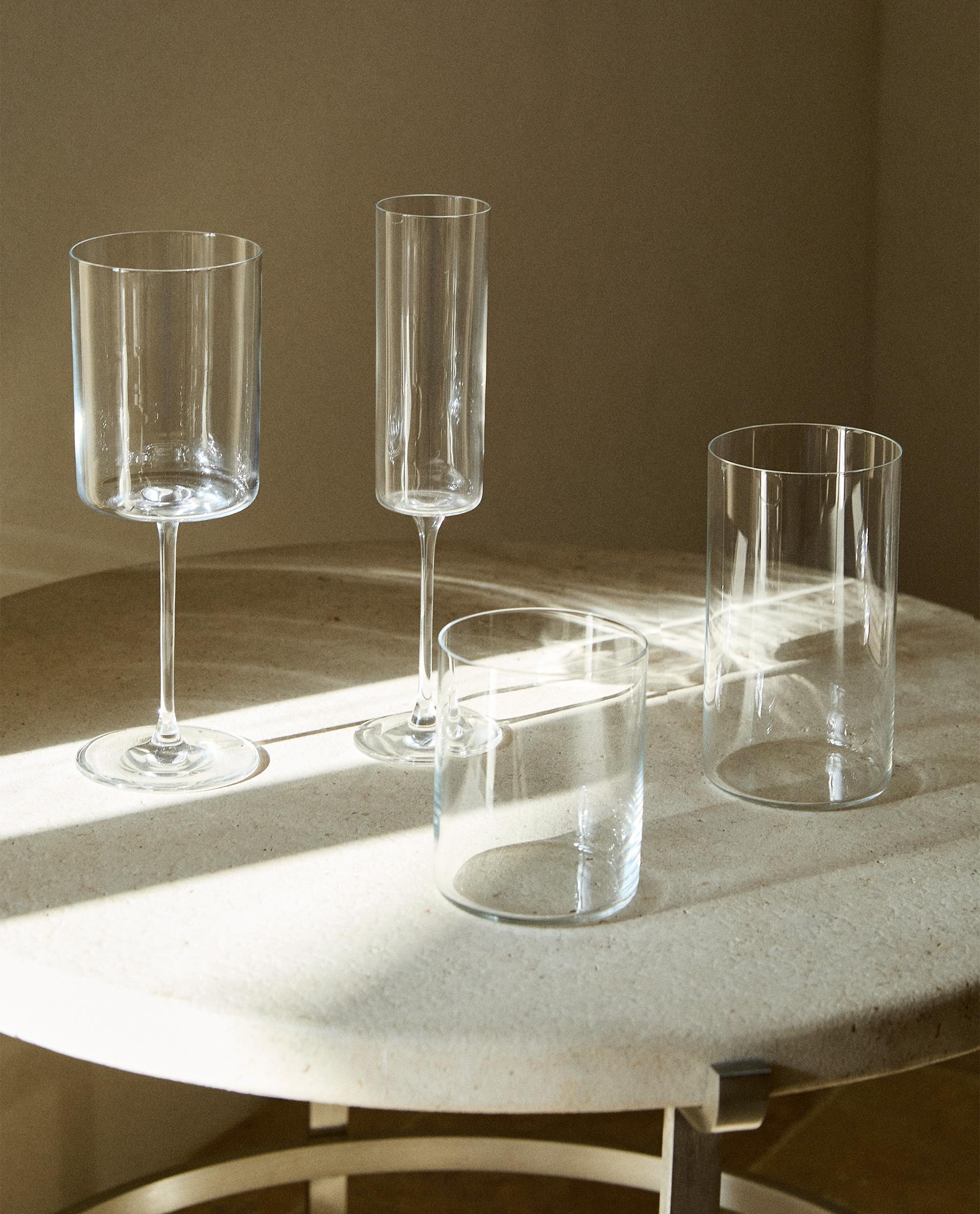 STRAIGHT CRYSTALLINE GLASSWARE | Zara Home Κύπρος / Cyprus