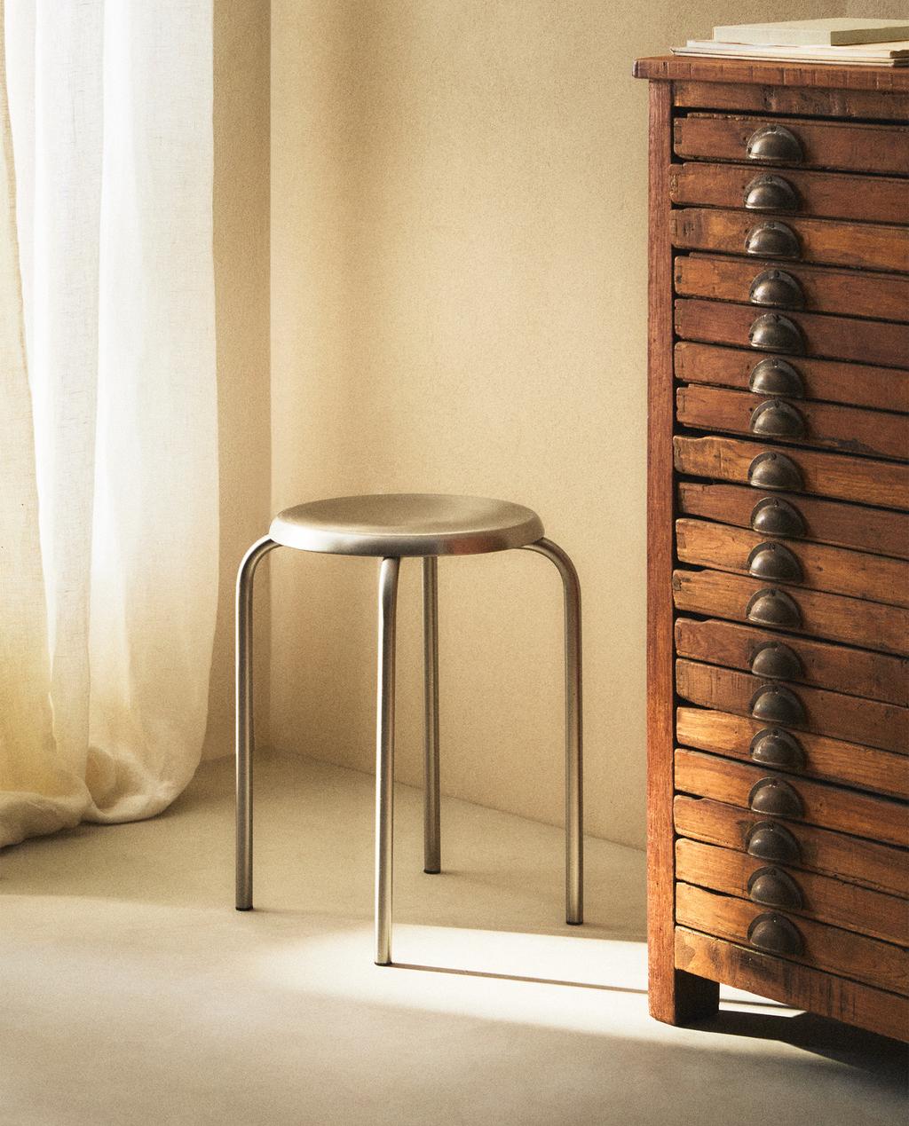 STEEL STOOL | Zara Home United States of America