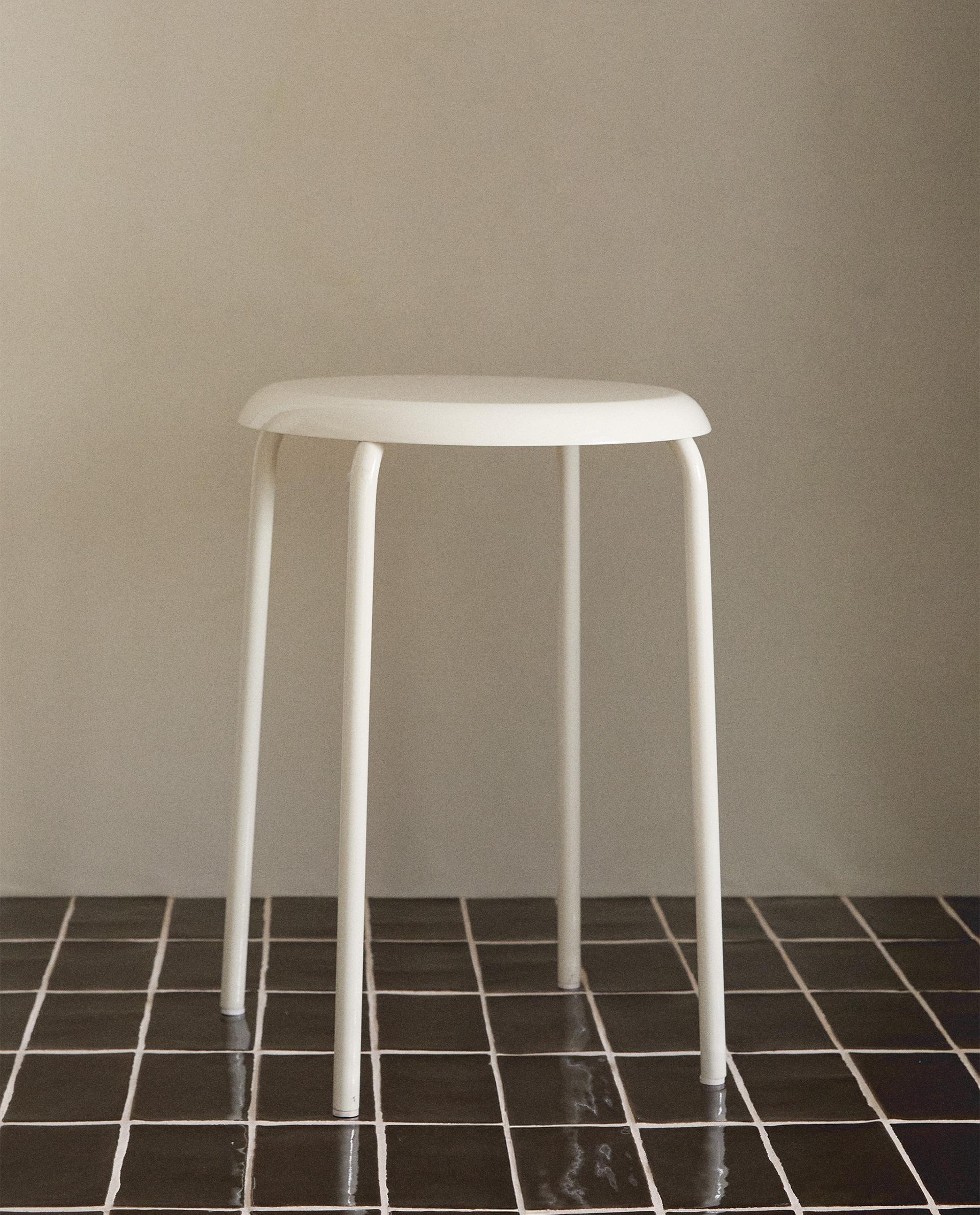 LACQUERED METAL STOOL | Zara Home SRBIJA / SERBIA