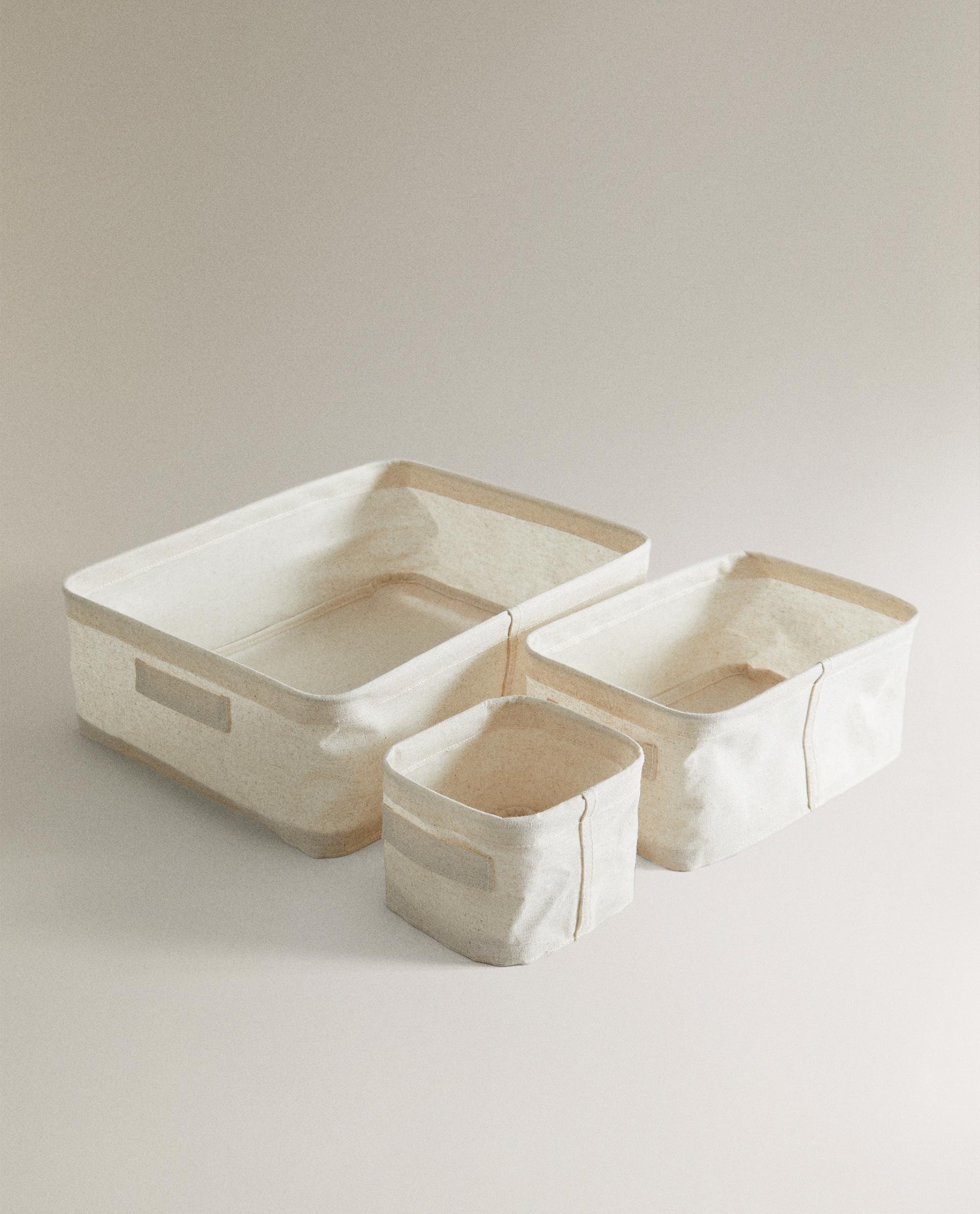 LINEN ORGANISER BASKET Zara Home United Kingdom