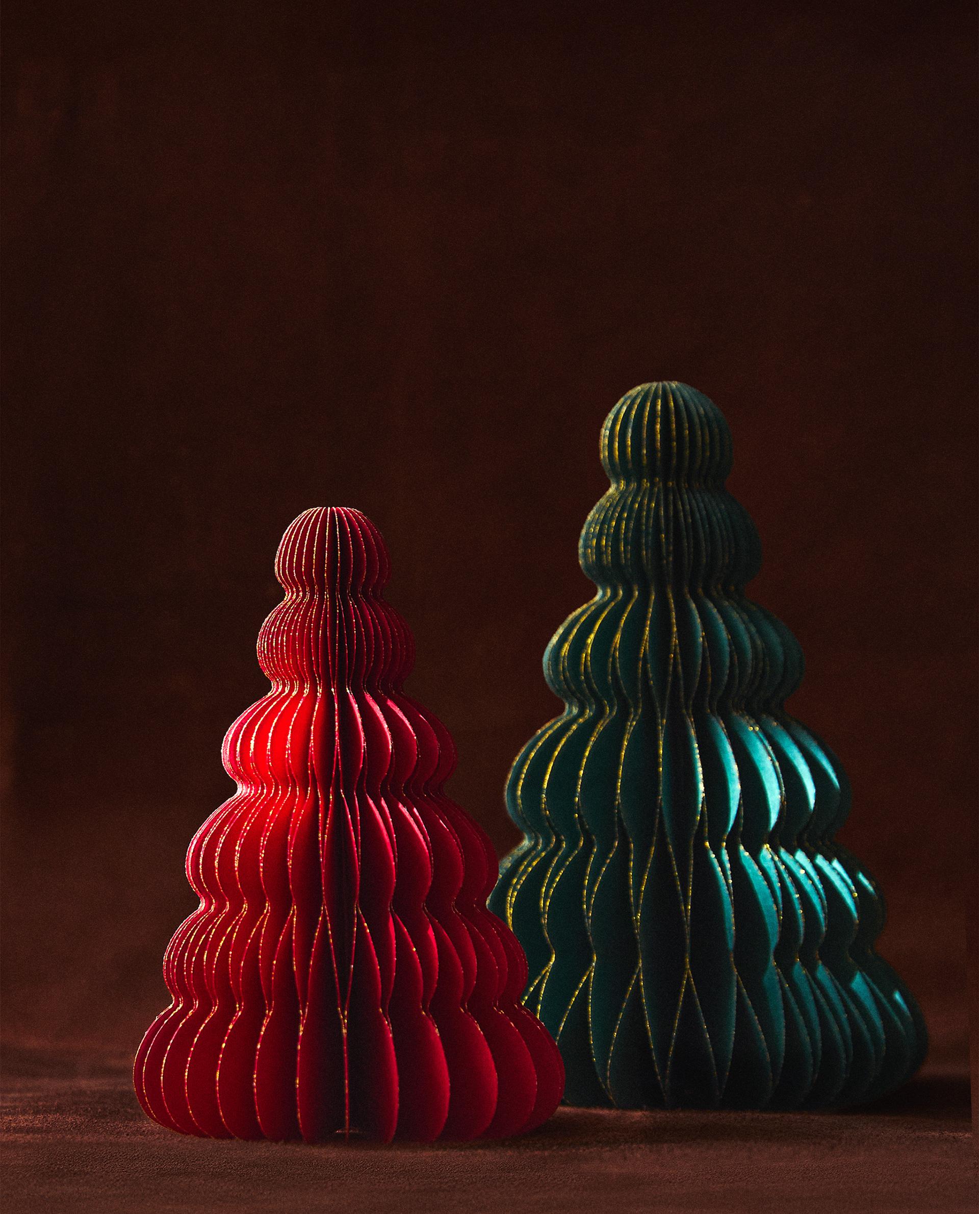 PAKKE MED JULEPYNT I PAPIR (PAKKE MED 2) | Zara Home Danmark