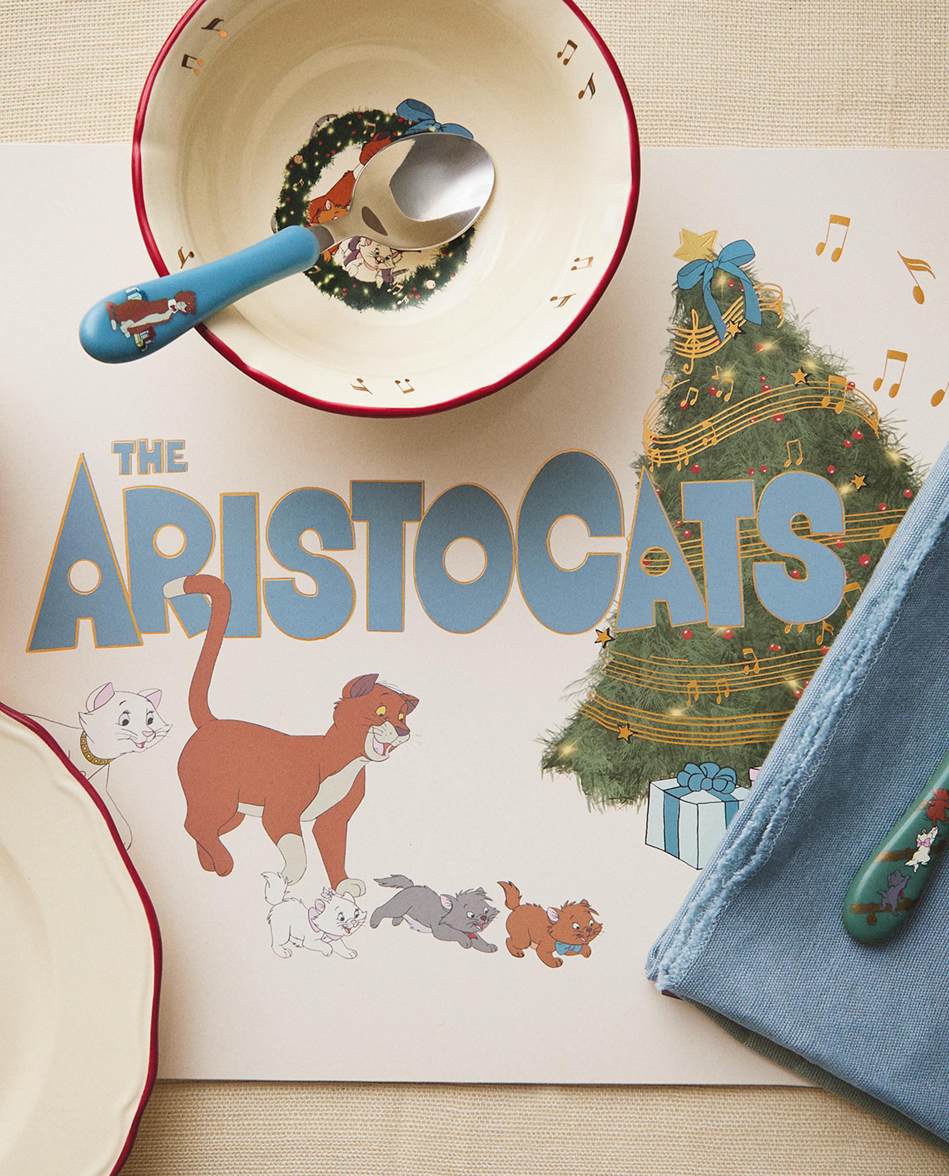 طقم أواني طعام للأطفال خزف حجري بتصميم شخصيات قطط ذوات من ©DISNEY ...