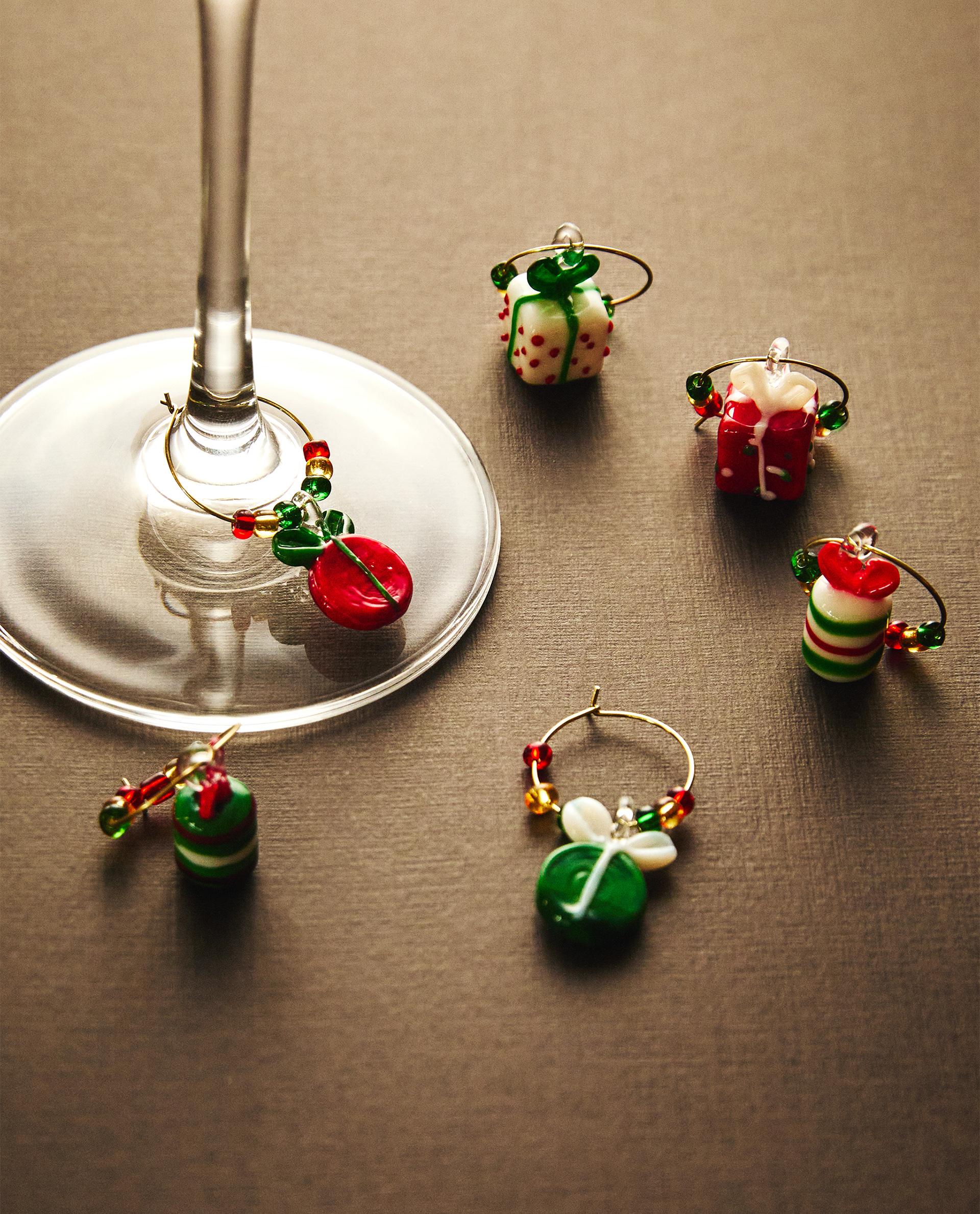 PACK MARCA COPAS VIDRIO REGALOS NAVIDAD (PACK DE 6) | Zara Home Chile