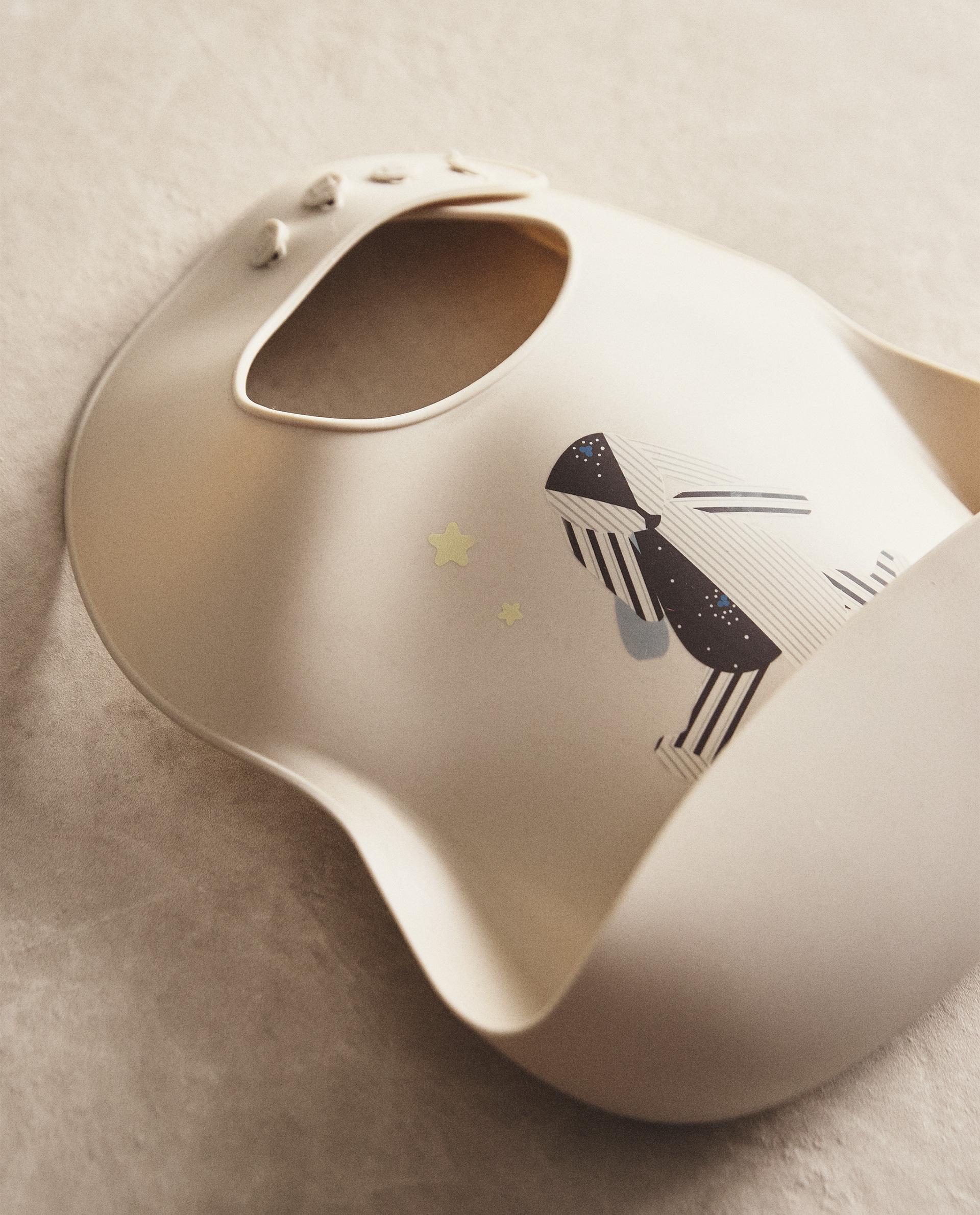 KIDS' RABBIT SILICONE BIB | Zara Home Jordan