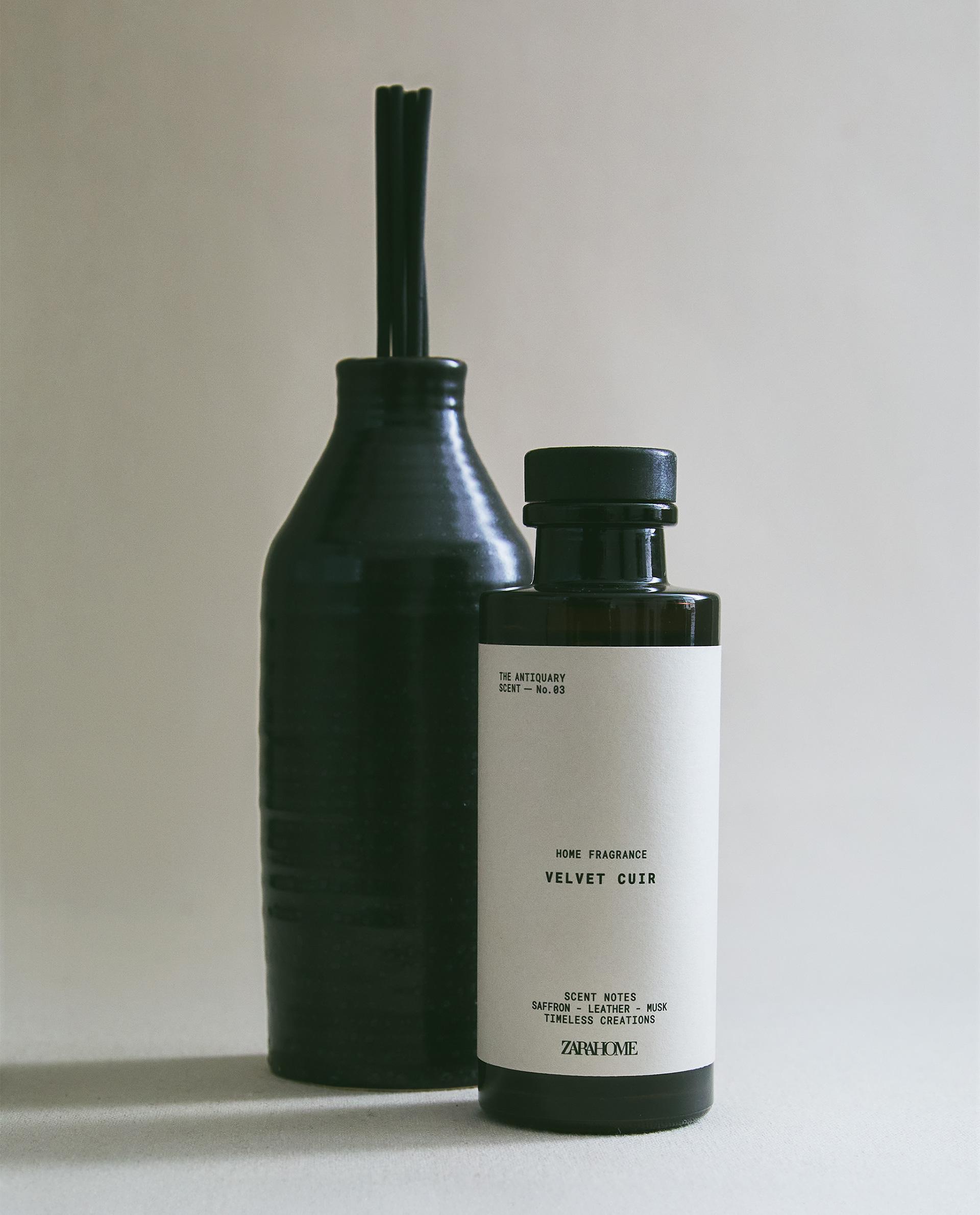 (120 ML) VELVET CUIR REED DIFFUSER AND CERAMIC CONTAINER | Zara Home ...
