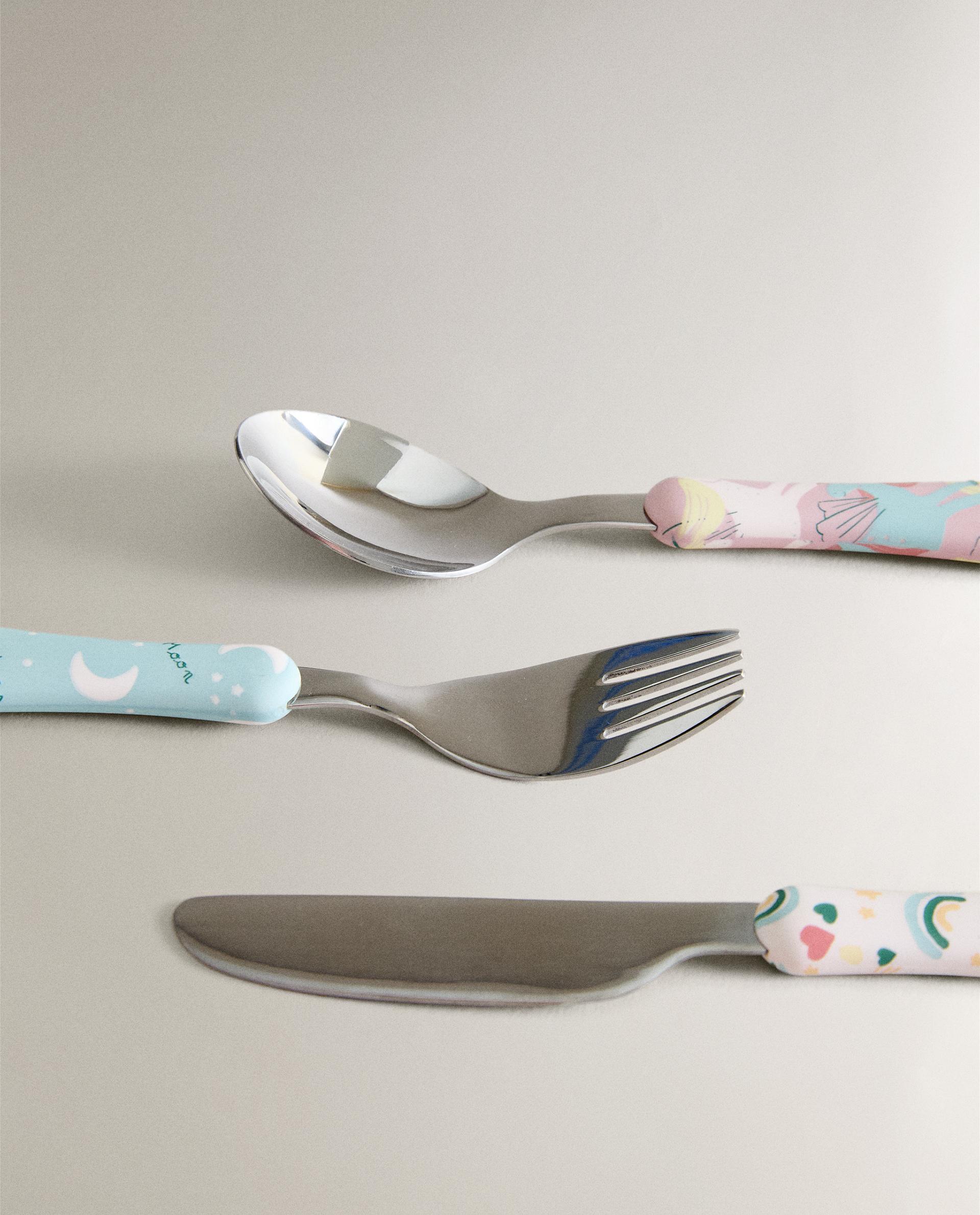 CHILDREN'S COLORED CUTLERY SET (SET OF 3) | Zara Home Canada
