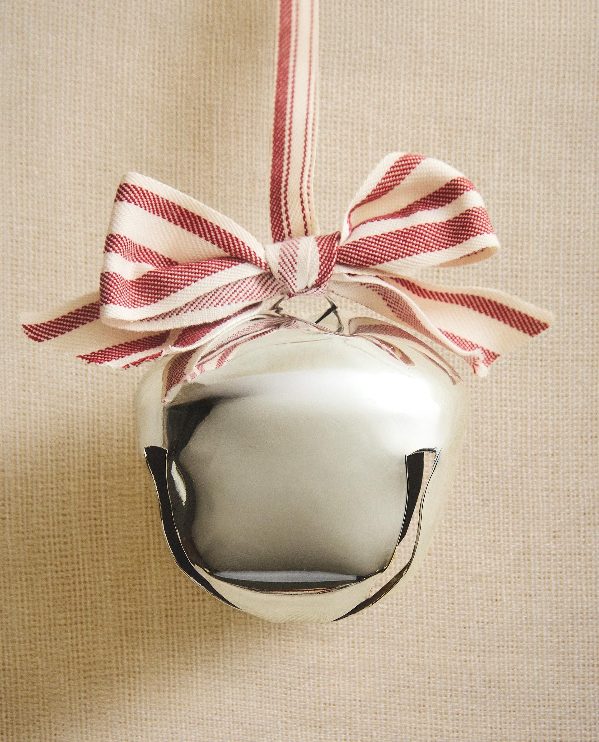 SILVER SLEIGH BELL CHRISTMAS TREE DECORATION | Zara Home Thailand