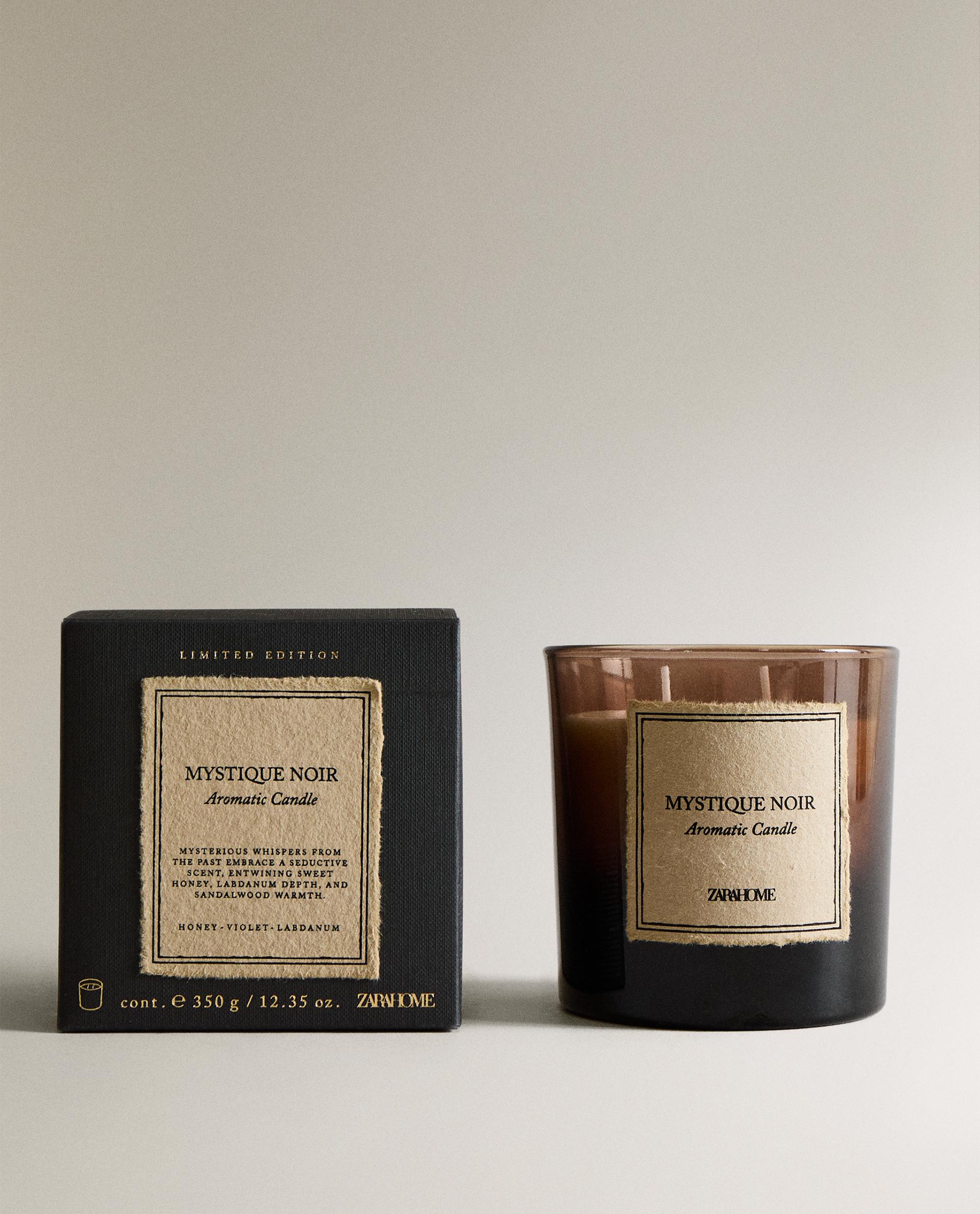 (350 G) BOUGIE PARFUMÉE MYSTIQUE NOIR | Zara Home Tunisie / Tunisia
