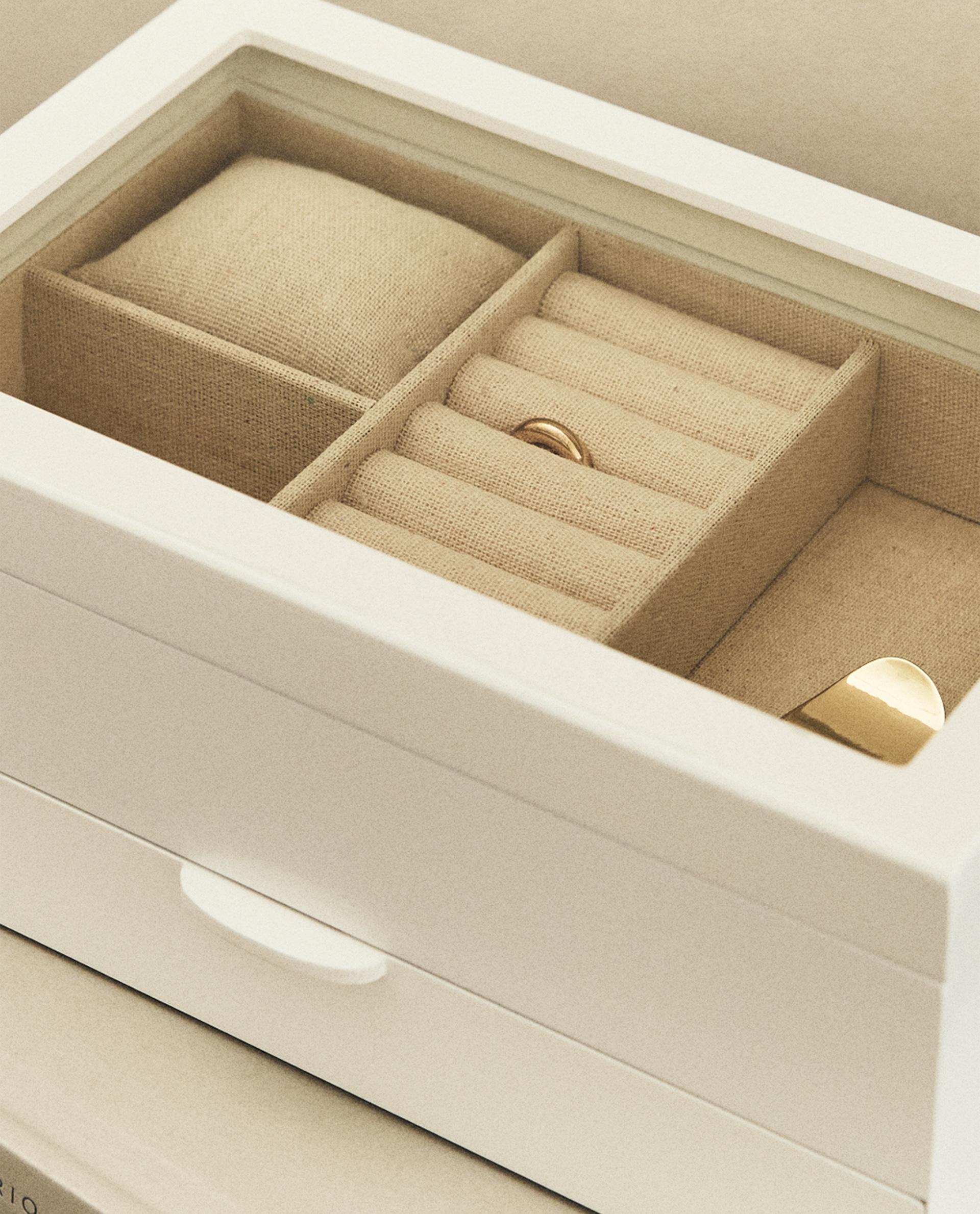 LACQUERED JEWELRY BOX WITH DRAWER | Zara Home United States of America