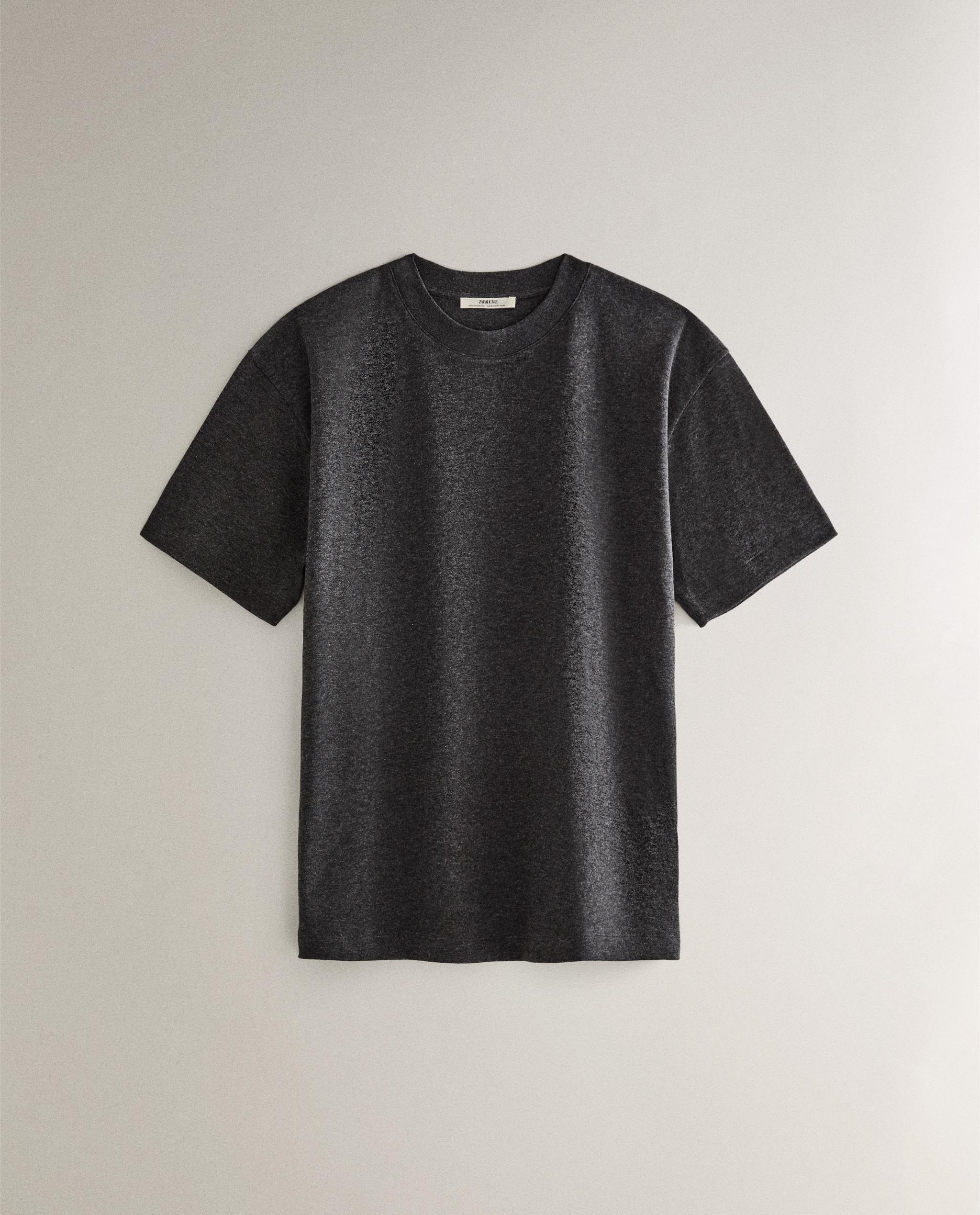STRAIGHT FIT SHORT SLEEVE T-SHIRT | Zara Home Κύπρος / Cyprus