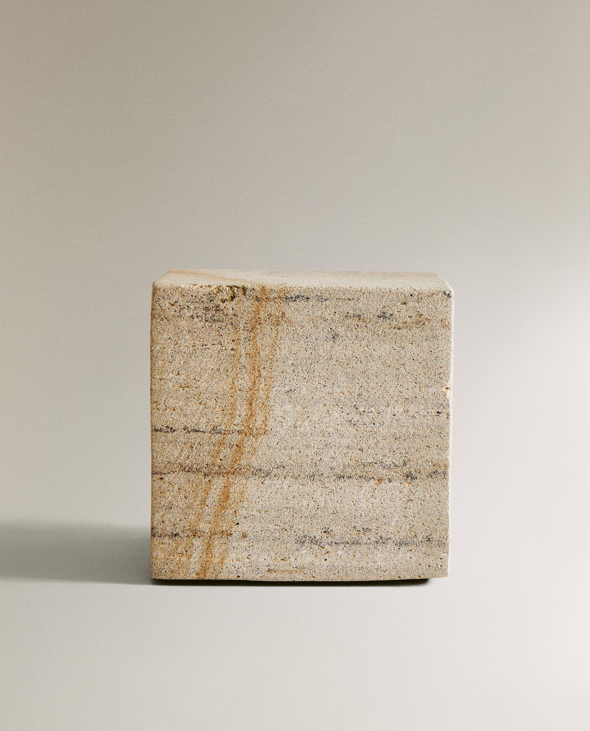 STONE CUBE BOOKEND | Zara Home UAE - DUBAI/SHARJAH/AJMAN/UAQ/FUJAIRAH