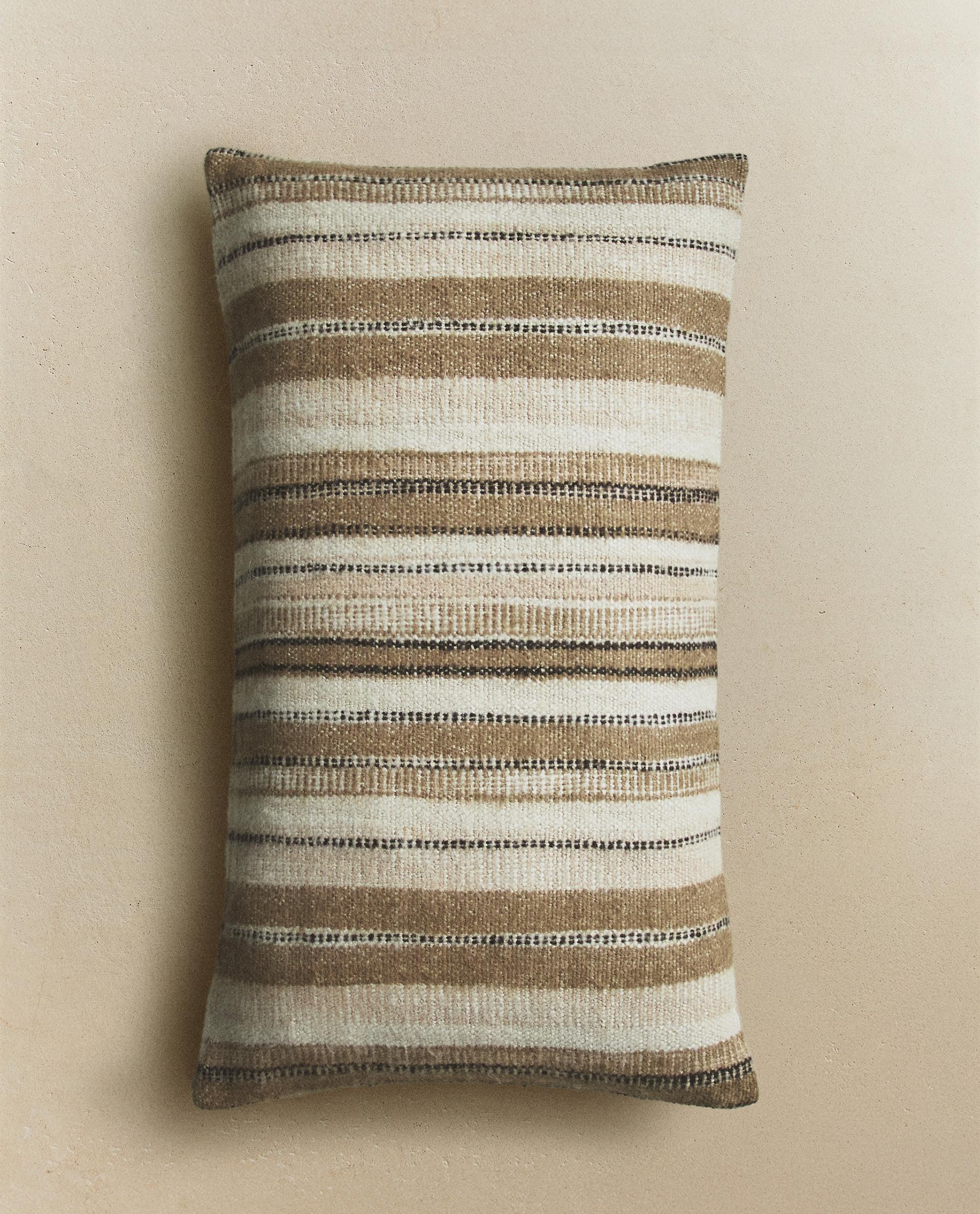 STRIPED CUSHION COVER | Zara Home Shqipëria, Albania