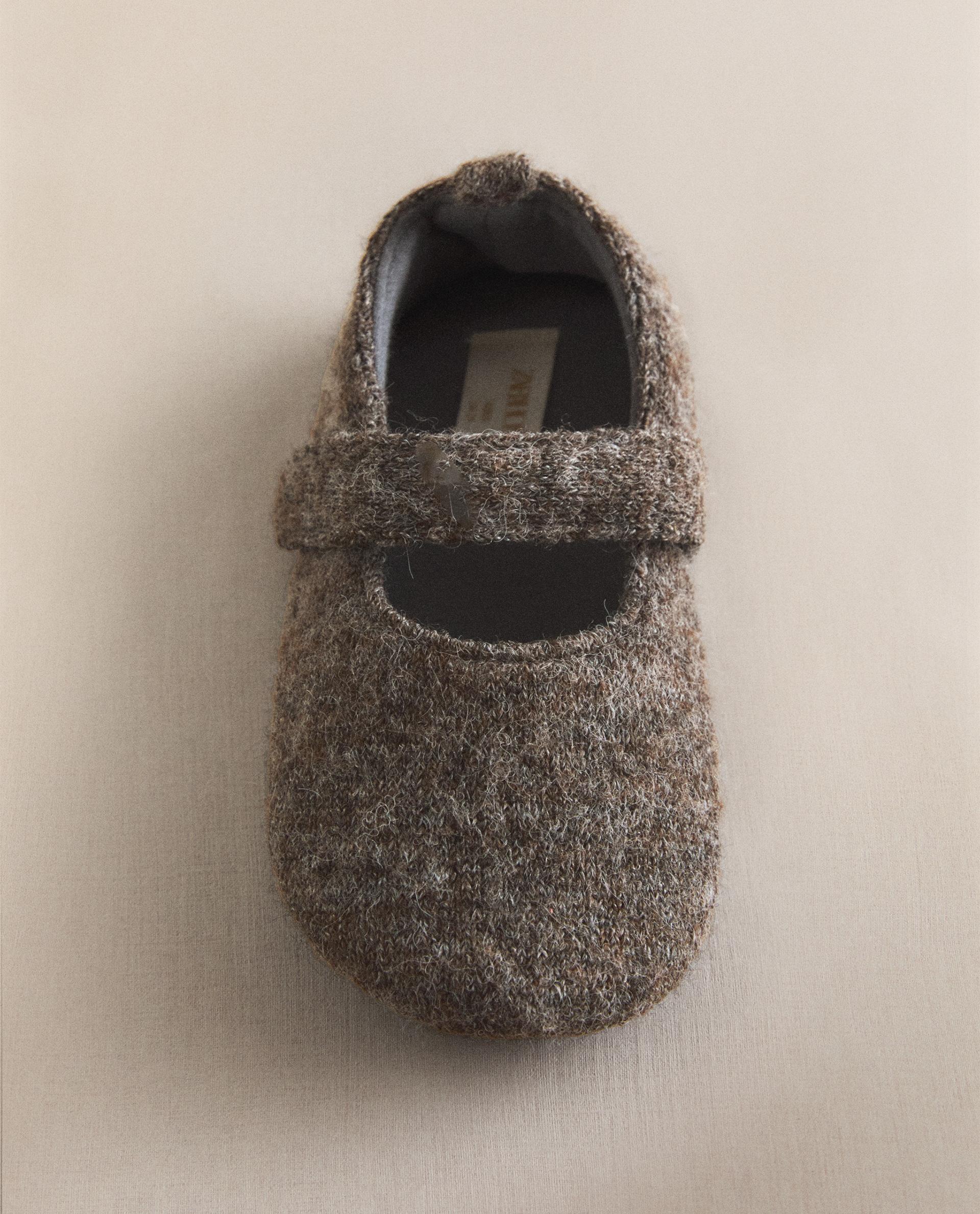 KIDS’ WOOL EFFECT BALLET FLATS | Zara Home United States of America