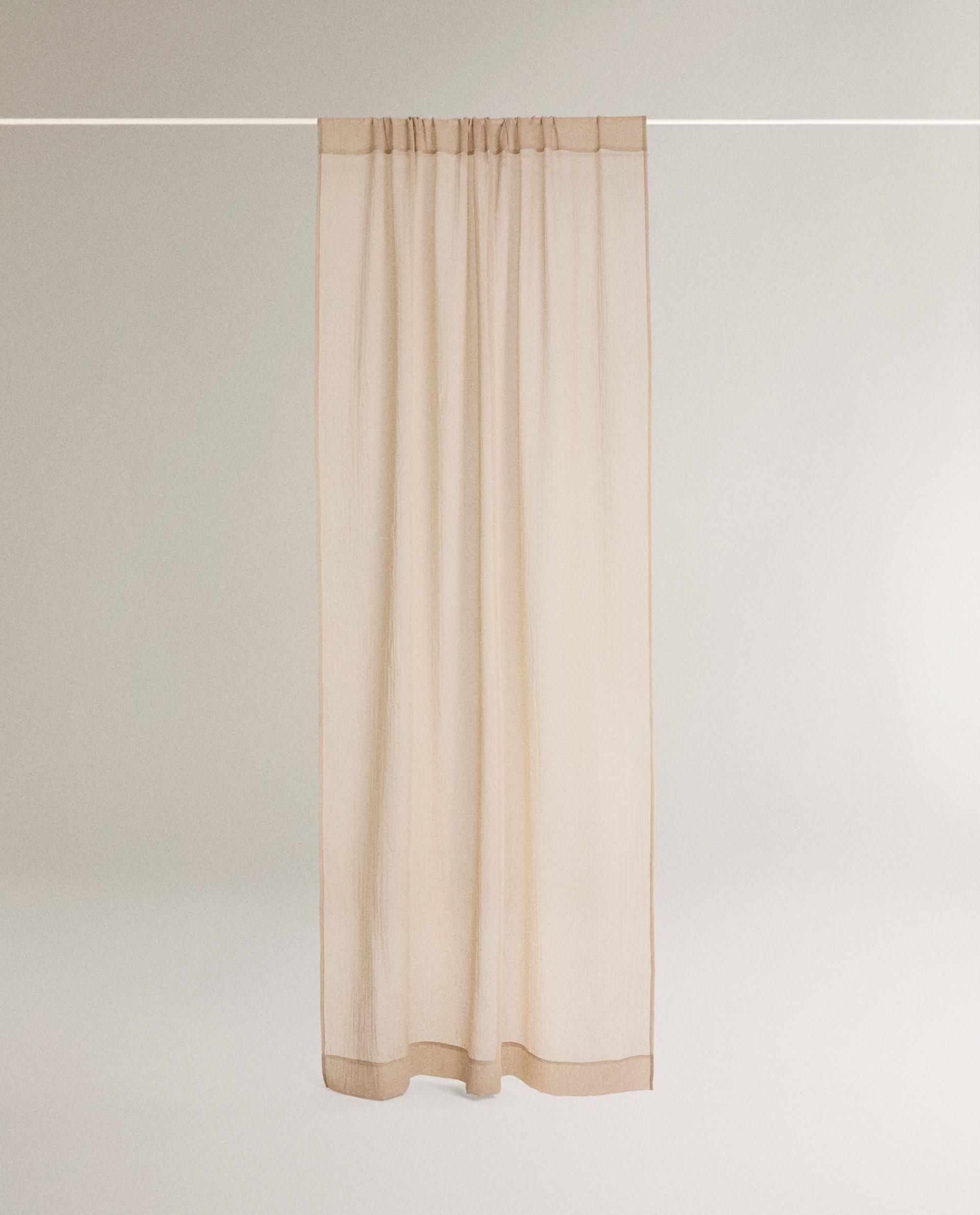 VERY LOW OPACITY SHEER CURTAIN | Zara Home United States of America