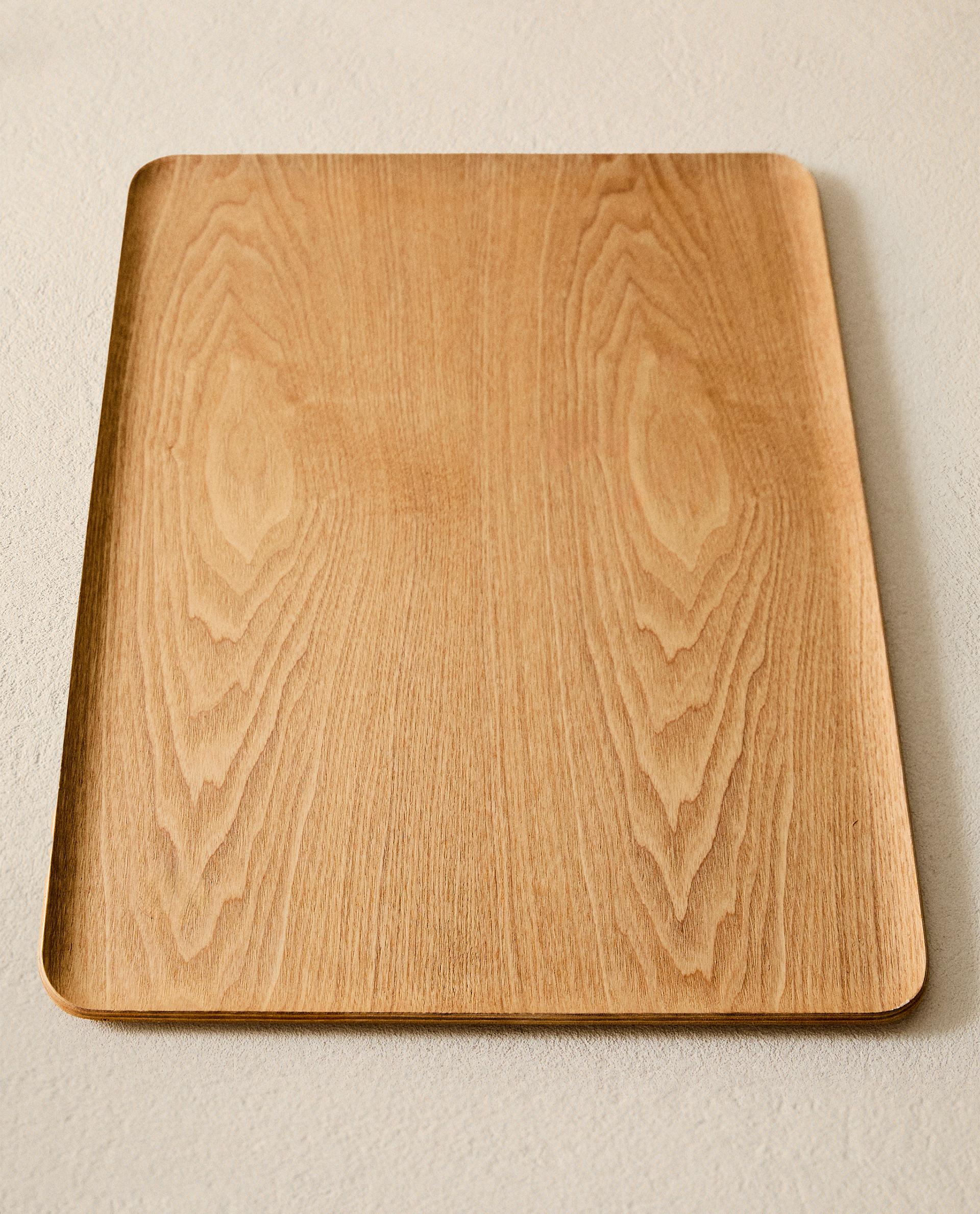 LARGE RECTANGULAR WOODEN TRAY | Zara Home Κύπρος / Cyprus